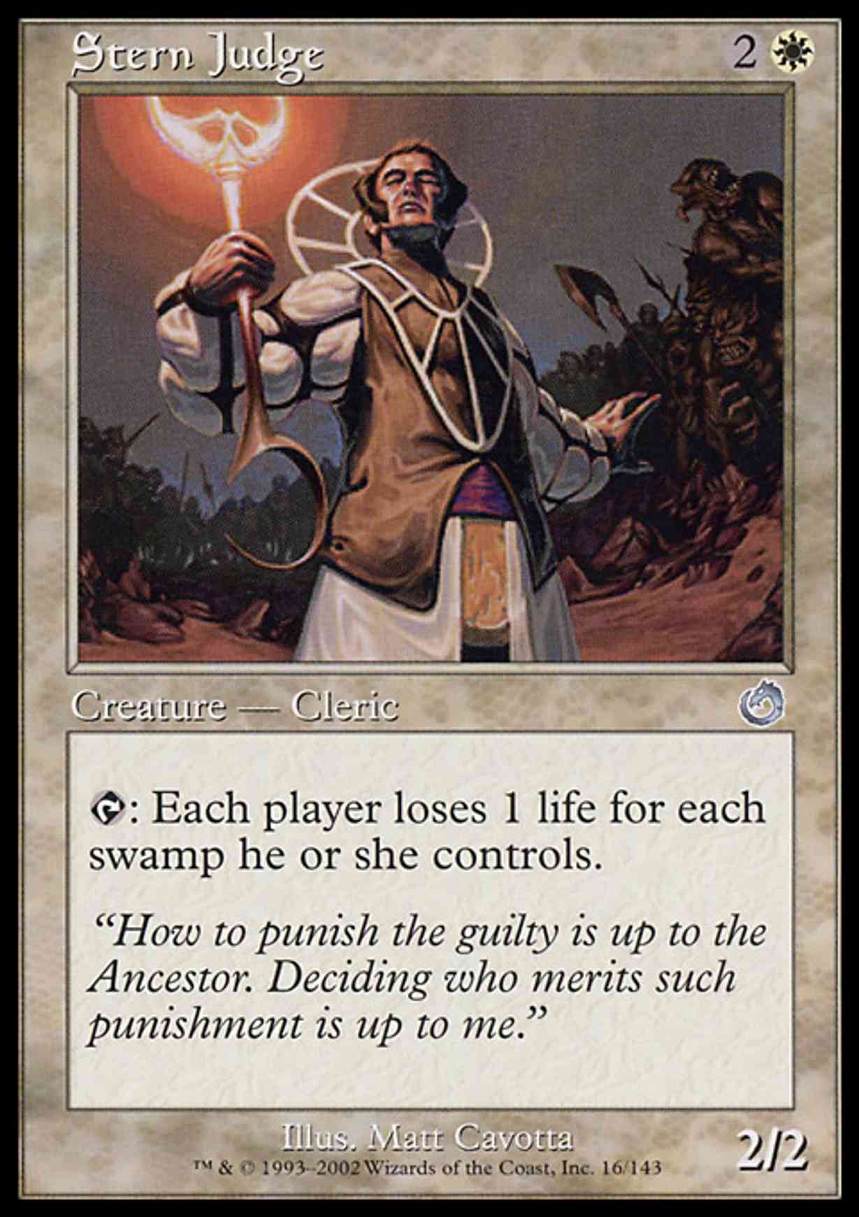 Stern Judge Price from mtg Torment