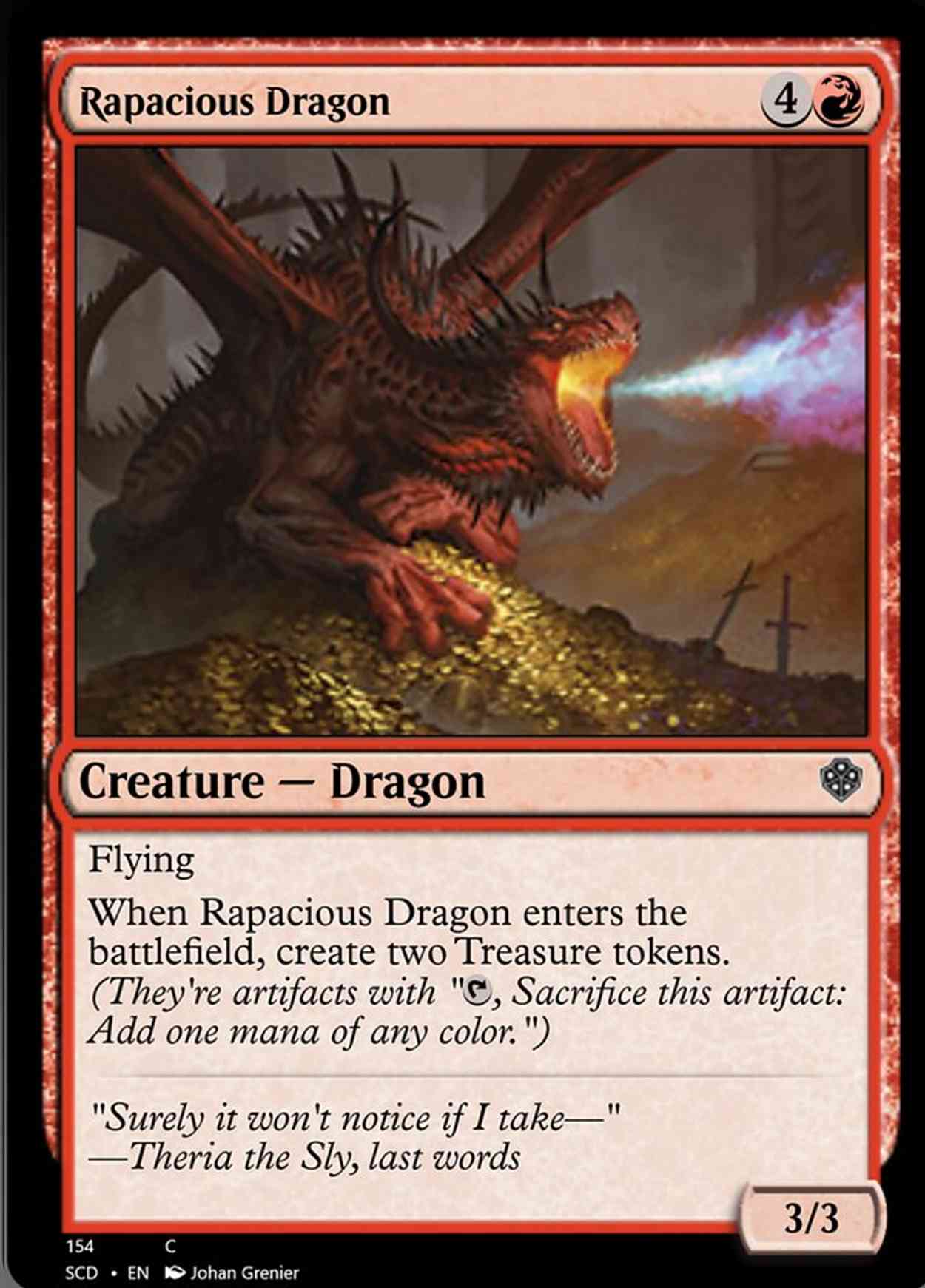 Rapacious Dragon Price from mtg Starter Commander Decks