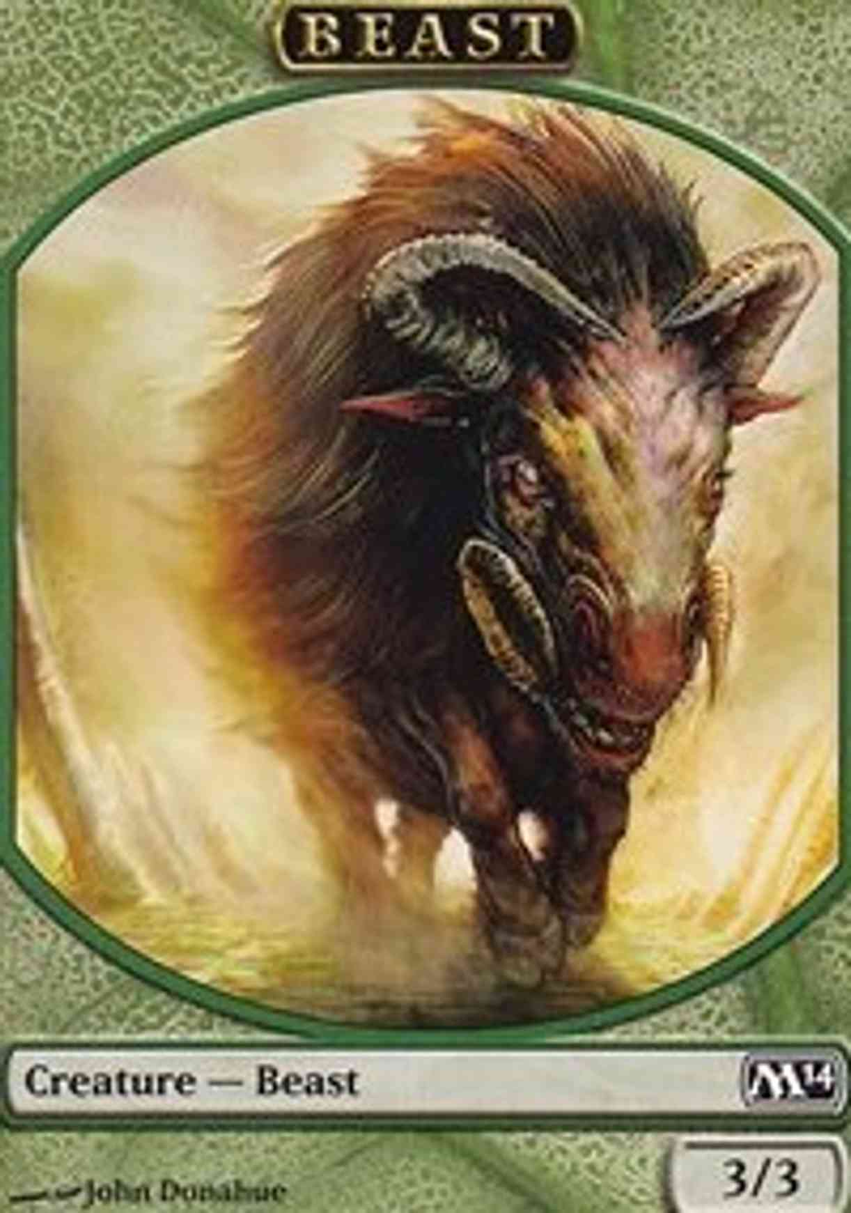 Beast Token Price from mtg Magic 2014 Core Set