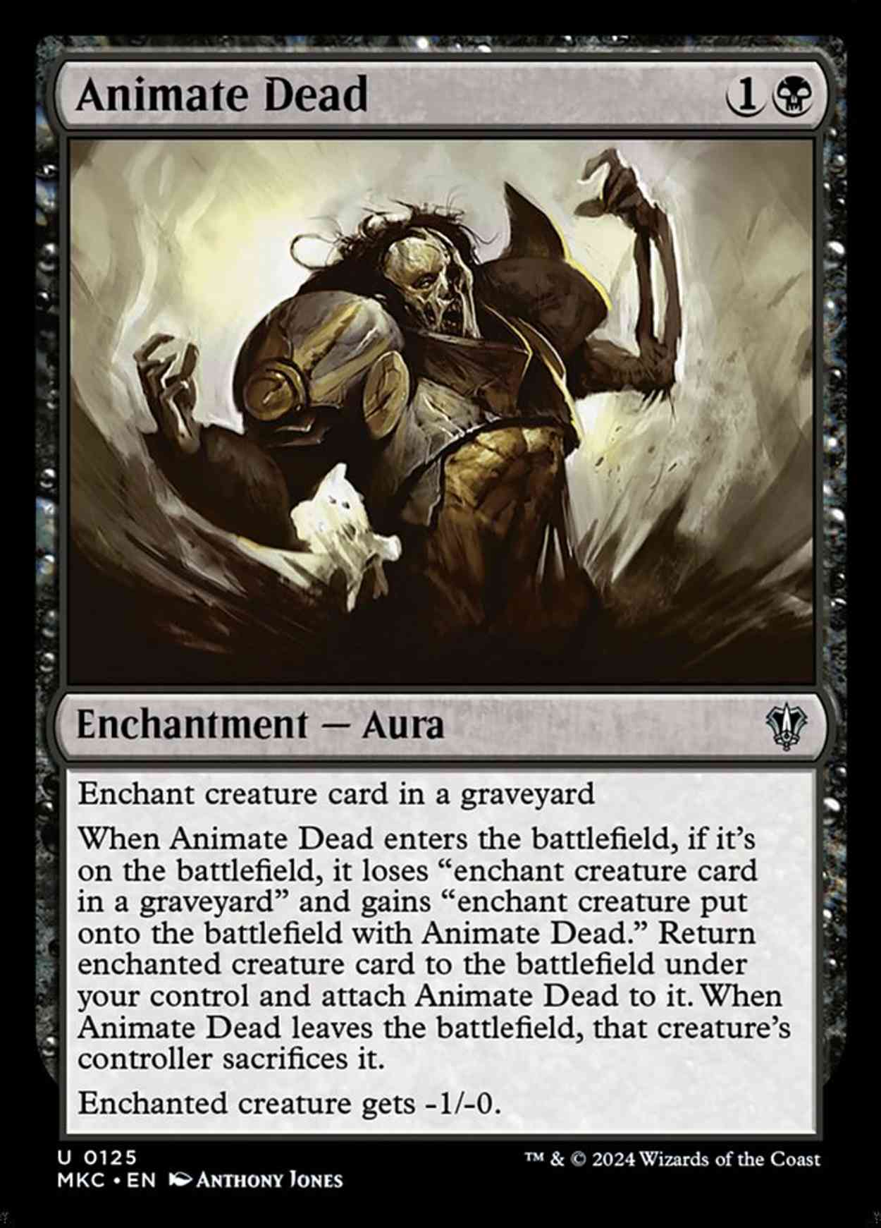 Animate Dead Price from mtg Murders at Karlov Manor Commander