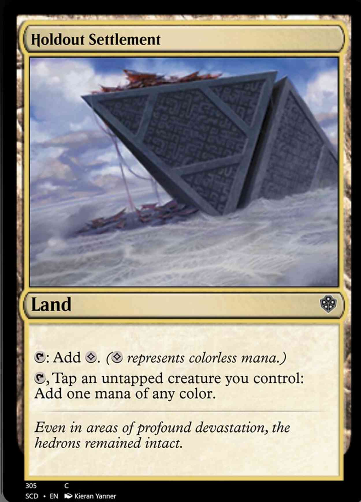 Holdout Settlement Price from mtg Starter Commander Decks