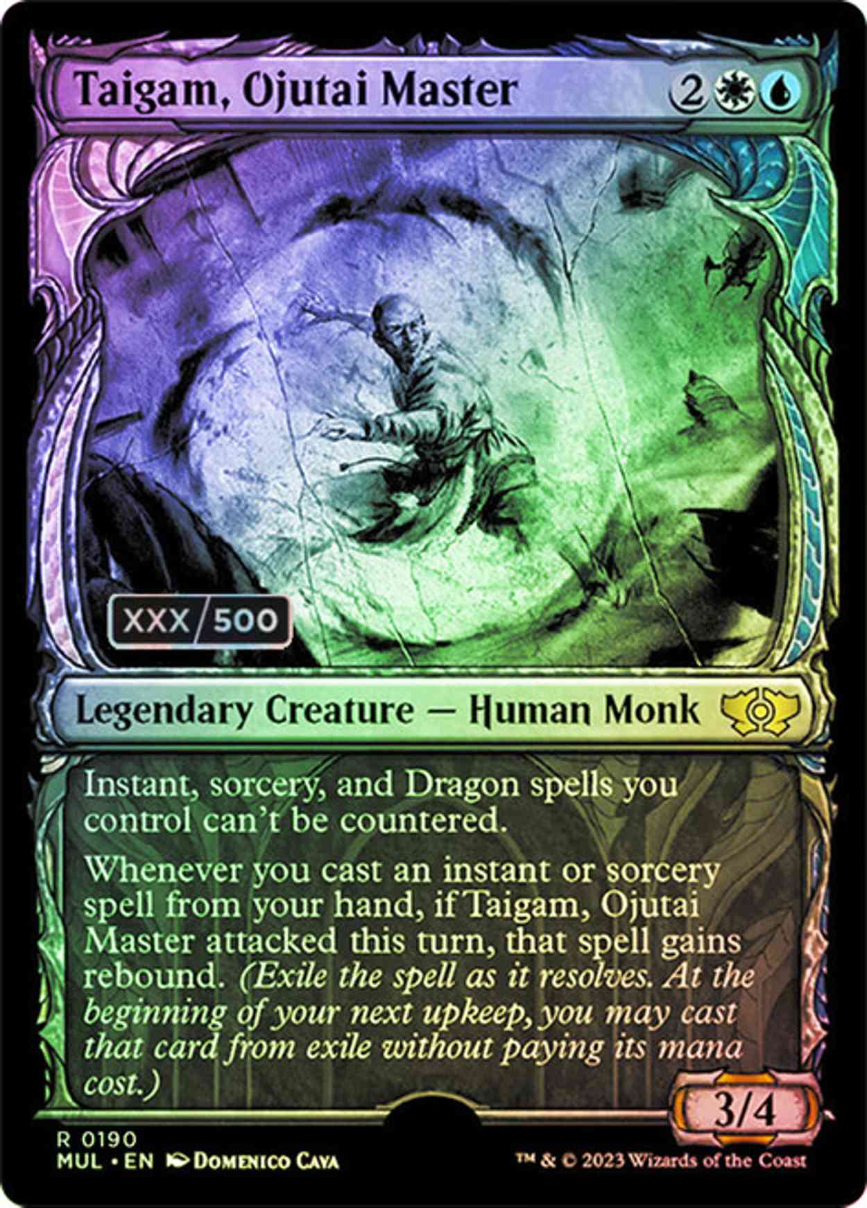 Taigam, Ojutai Master (Serialized) Price from mtg Multiverse Legends