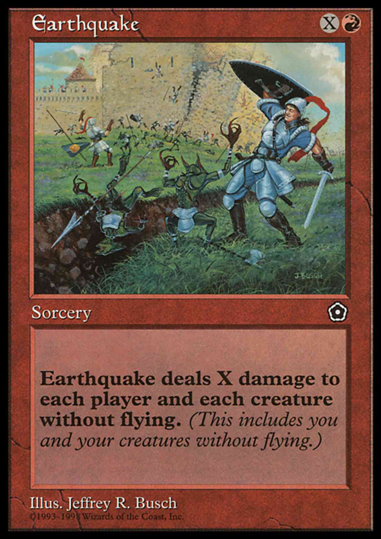 Earthquake Price from mtg Portal Second Age