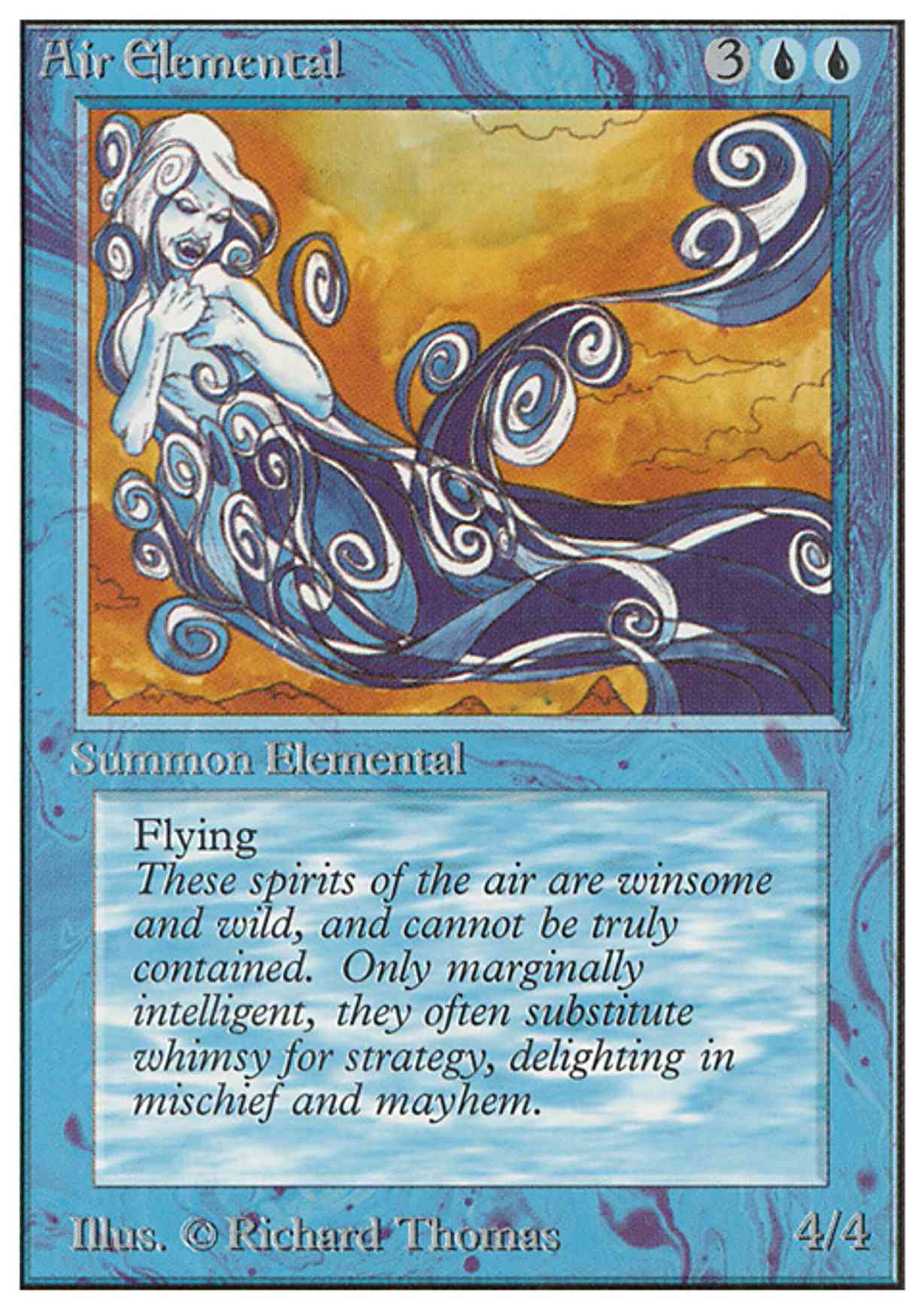 Air Elemental Price from mtg Unlimited Edition
