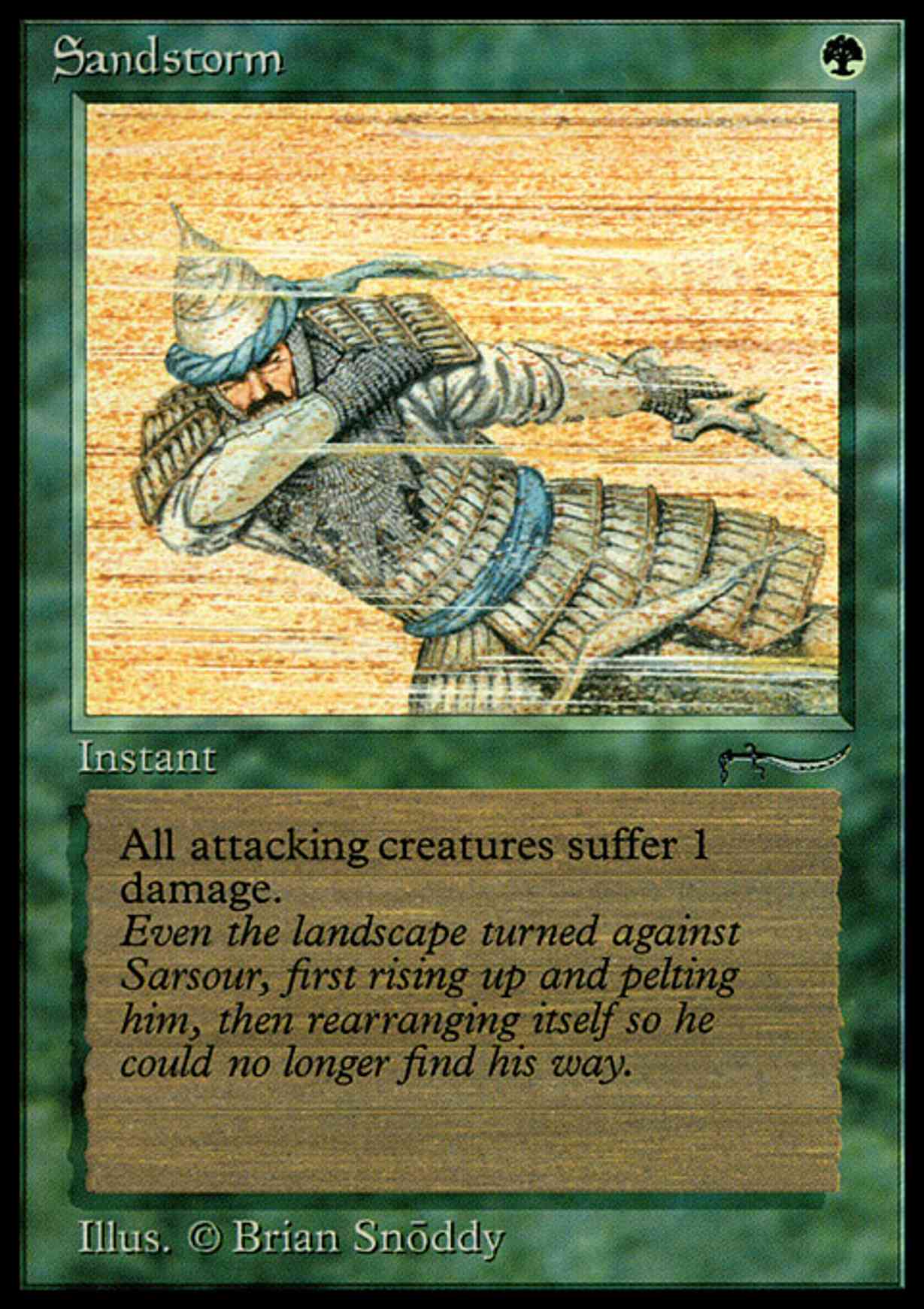 Sandstorm Price from mtg Arabian Nights