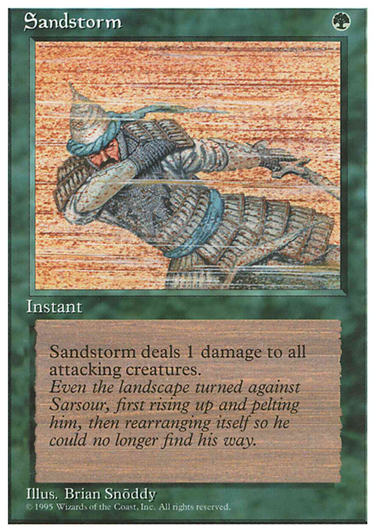 Sandstorm Price from mtg Fourth Edition