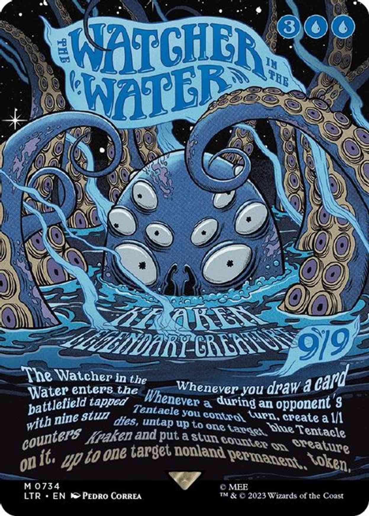 The Watcher in the Water (Borderless Poster) Price from mtg The Lord of ...