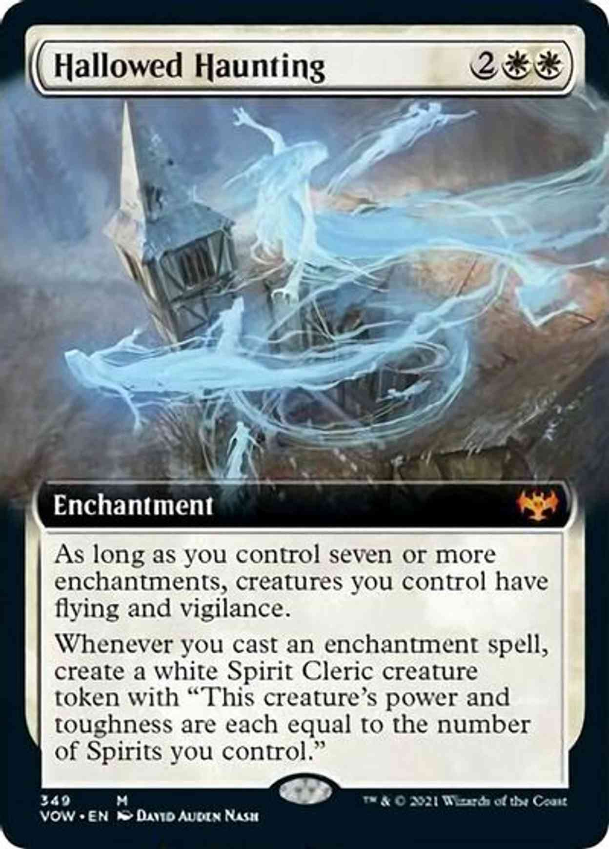 Hallowed Haunting (Extended Art) Price from mtg Innistrad: Crimson Vow