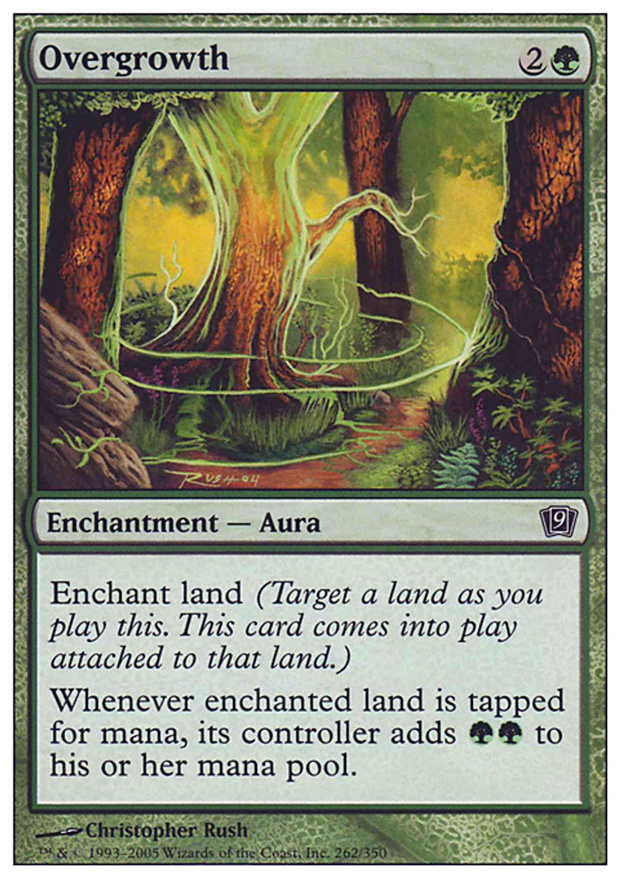 Overgrowth Price from mtg Ninth Edition