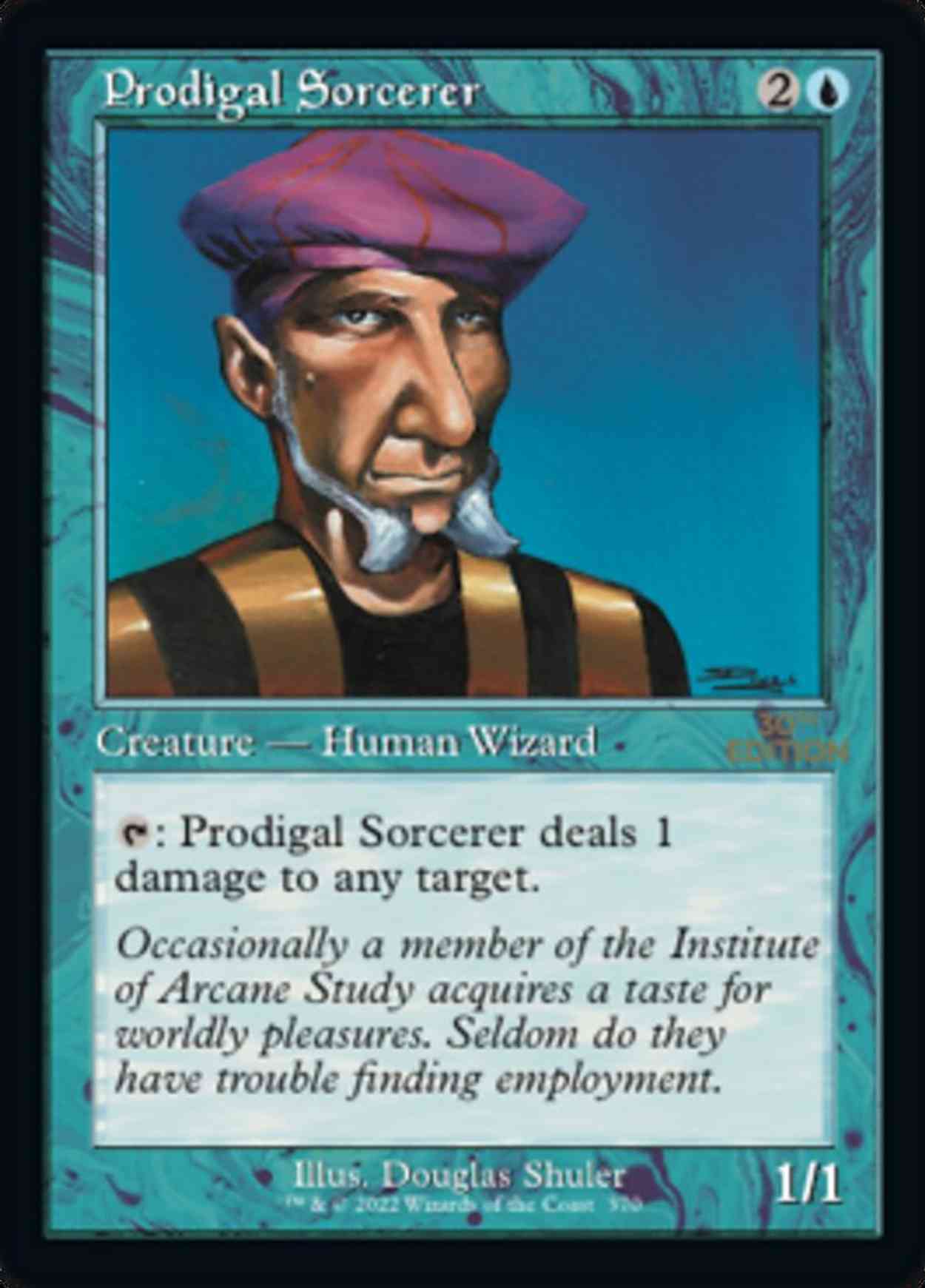 Prodigal Sorcerer (Retro Frame) Price from mtg 30th Anniversary Edition