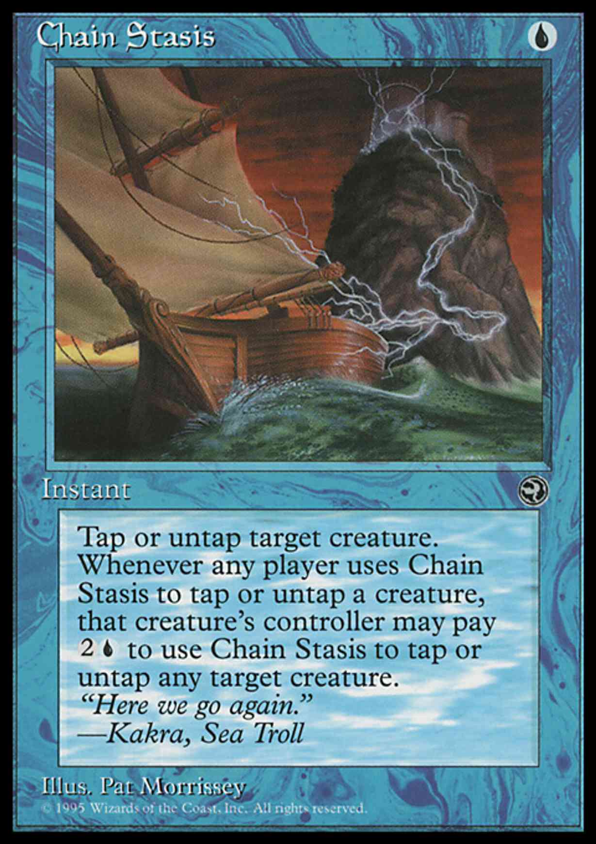 Chain Stasis Price from mtg Homelands