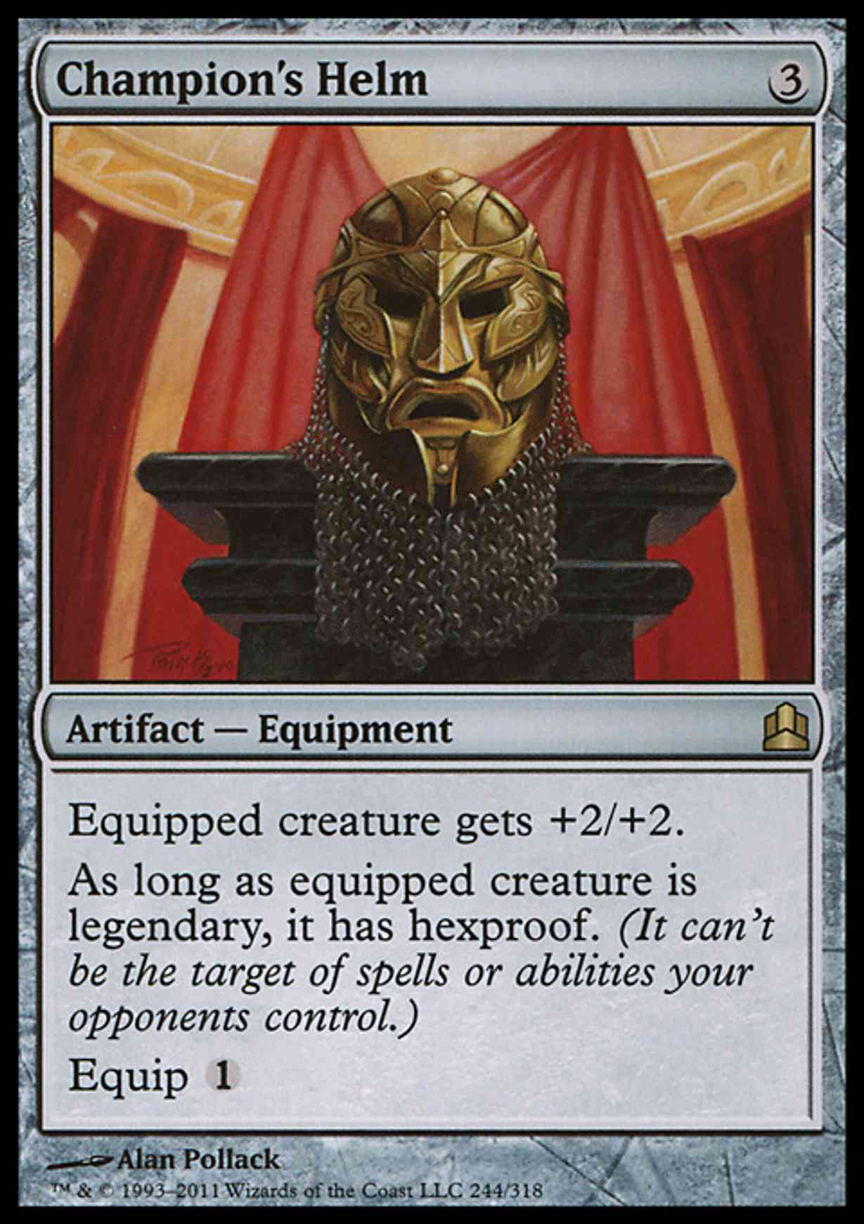 Champion's Helm Price from mtg Magic: The Gathering-Commander