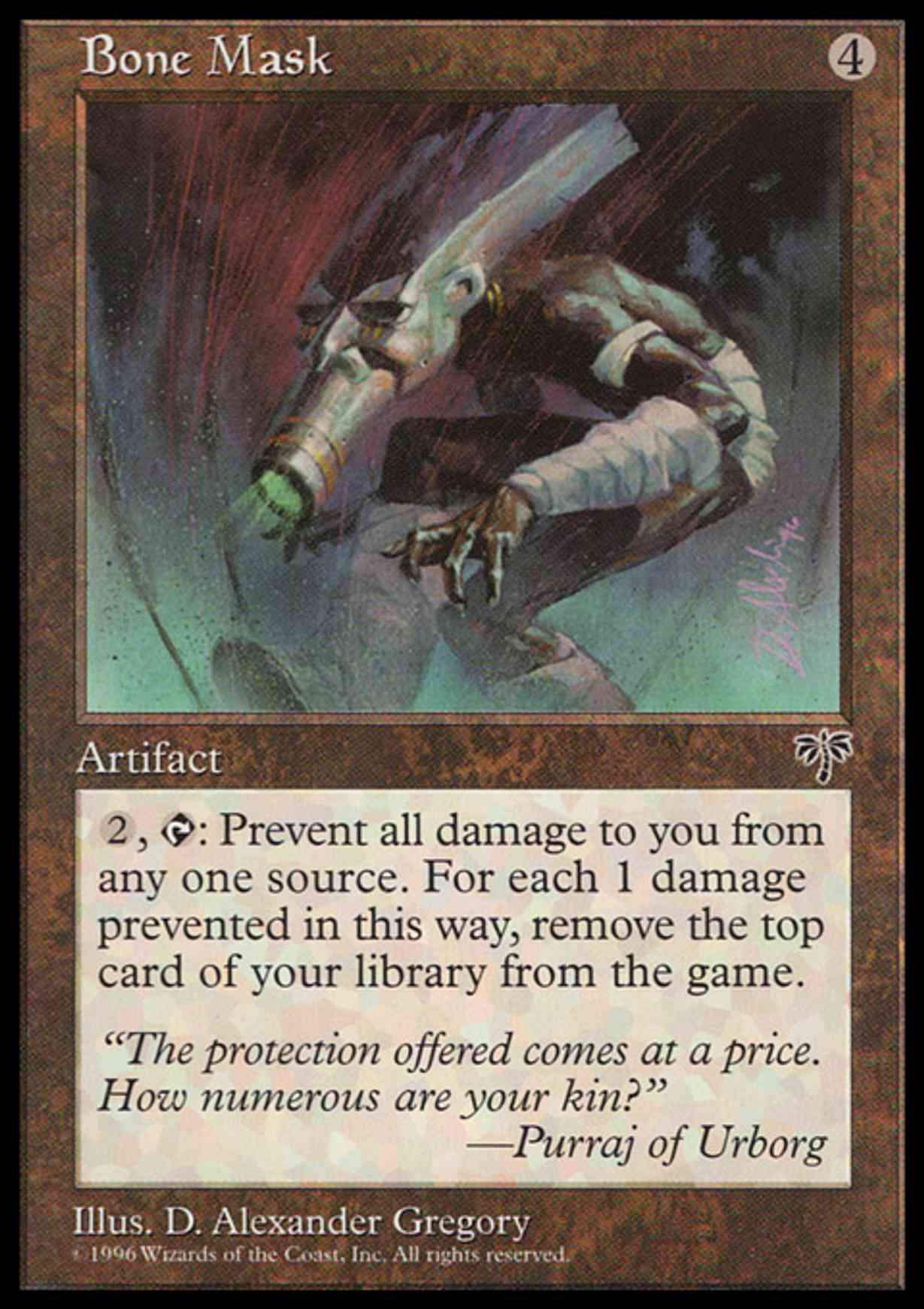 Bone Mask Price from mtg Mirage