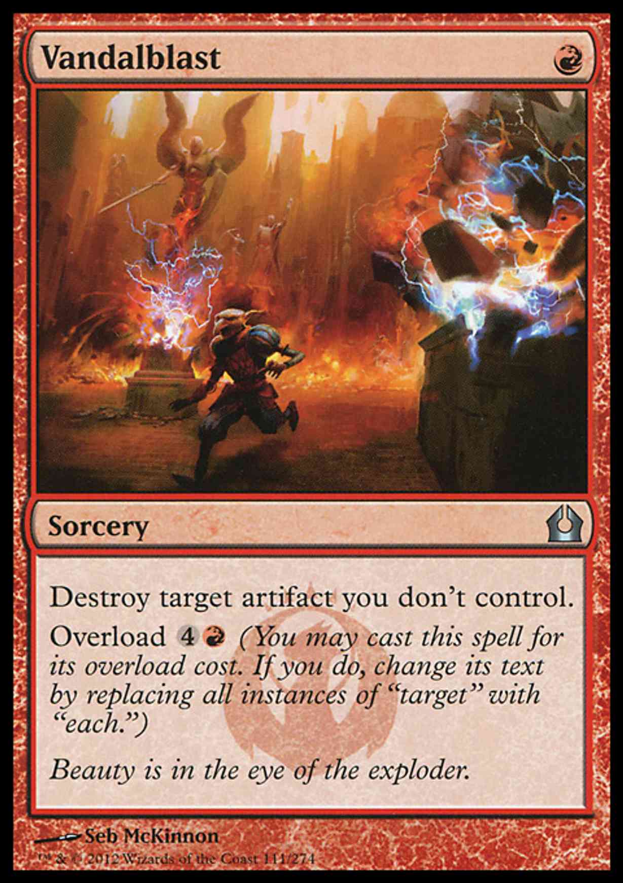Vandalblast Price from mtg Return to Ravnica