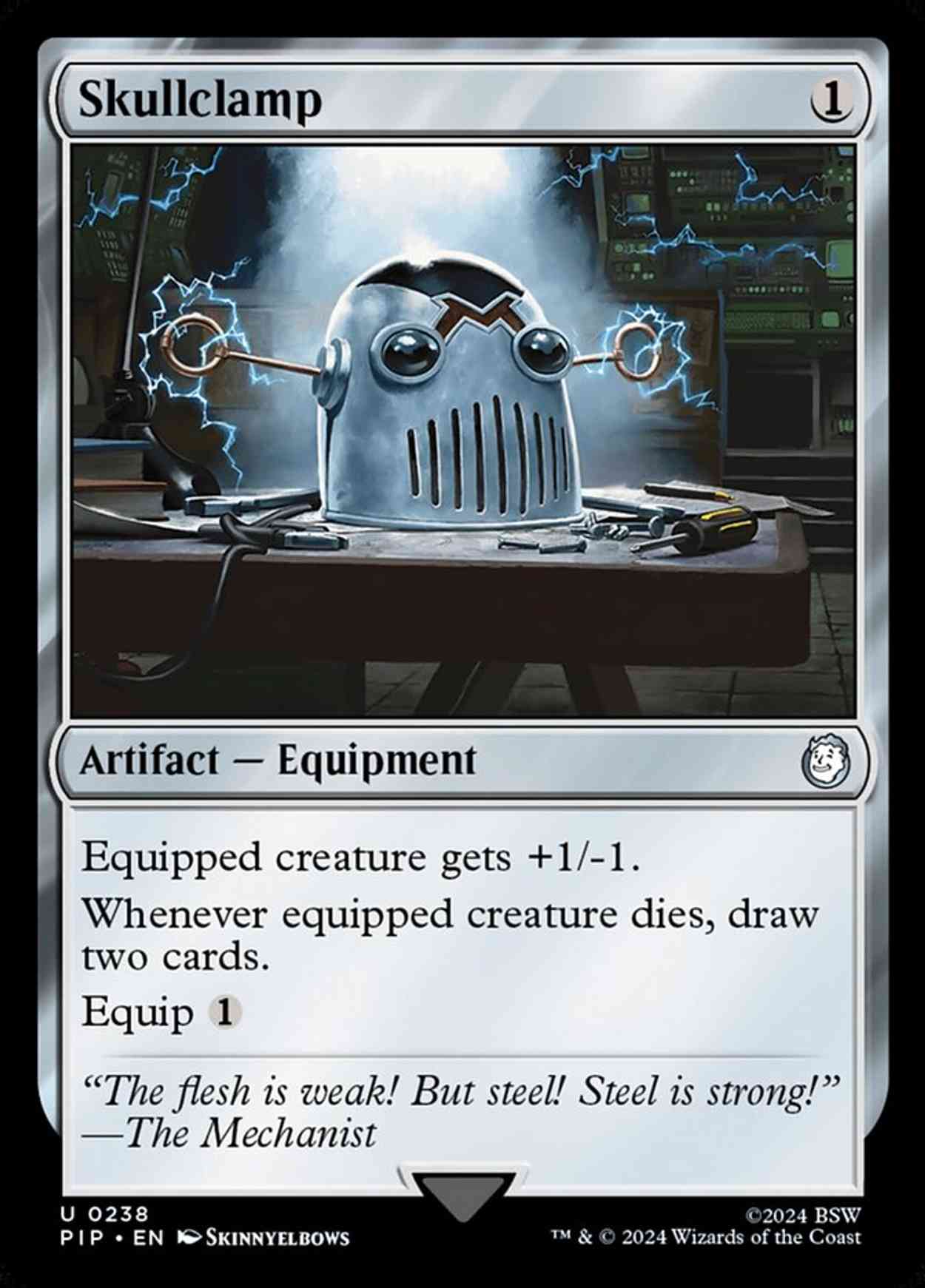 Skullclamp Price from mtg Universes Beyond: Fallout