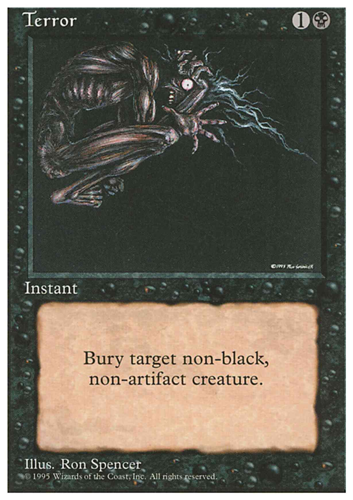 Terror Price from mtg Fourth Edition