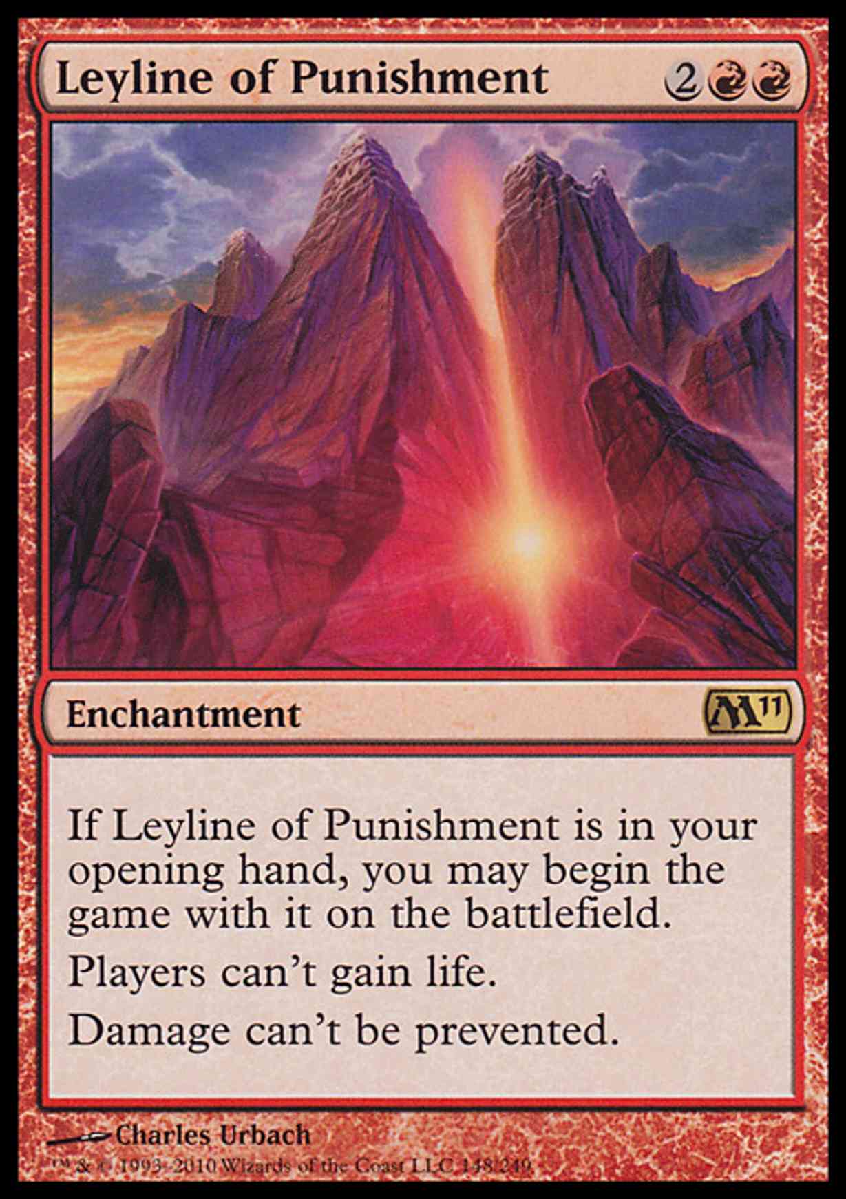 Leyline of Punishment Price from mtg Magic 2011