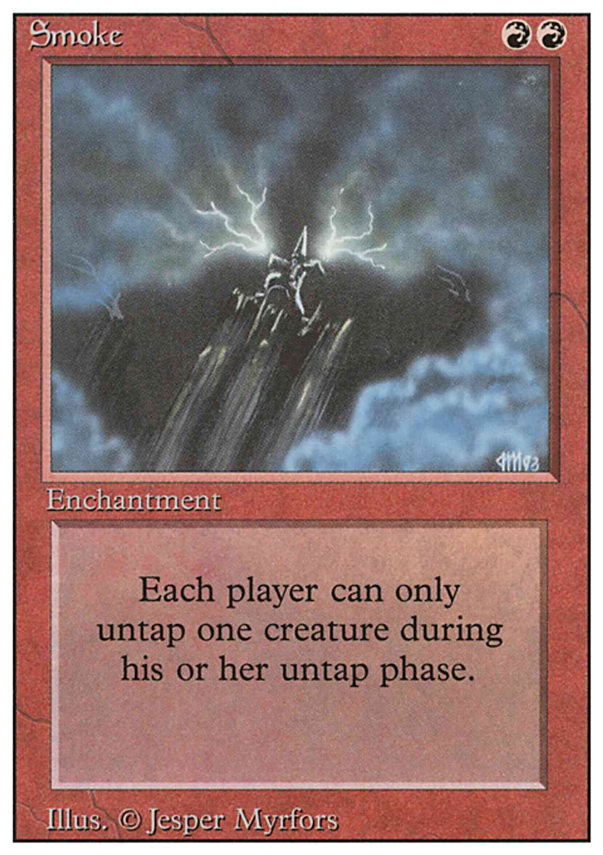 Smoke Price from mtg Revised Edition