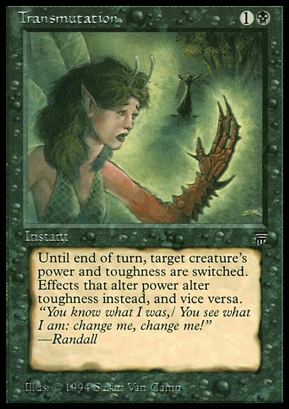 Transmutation Price from mtg Legends