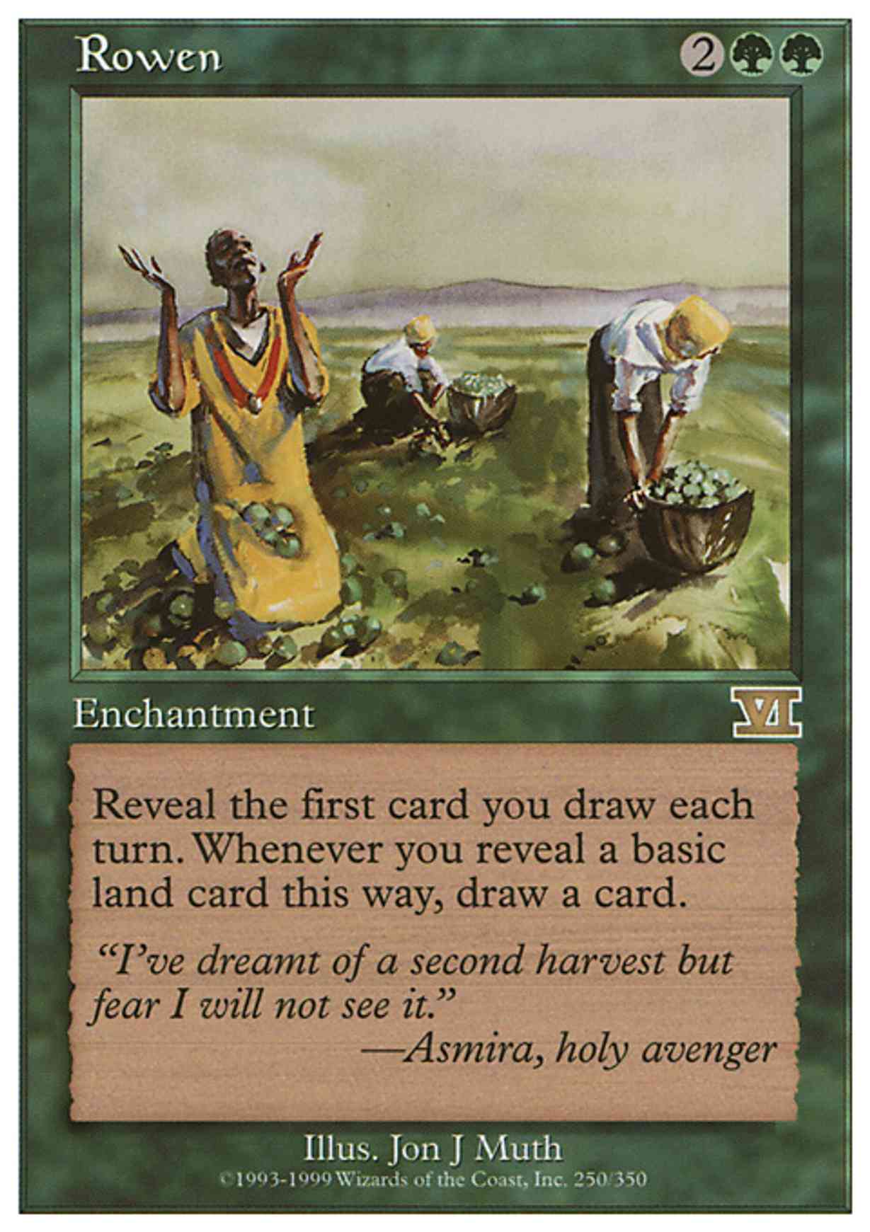 Rowen Price from mtg Classic Sixth Edition