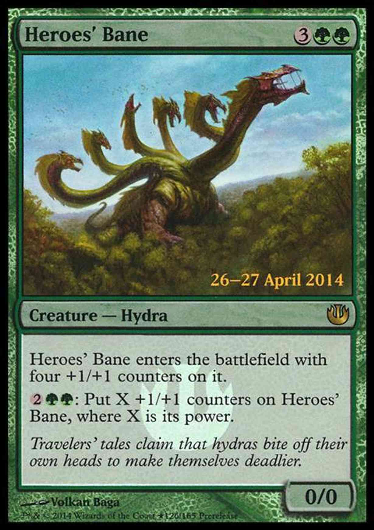 Heroes' Bane Price from mtg Prerelease Cards