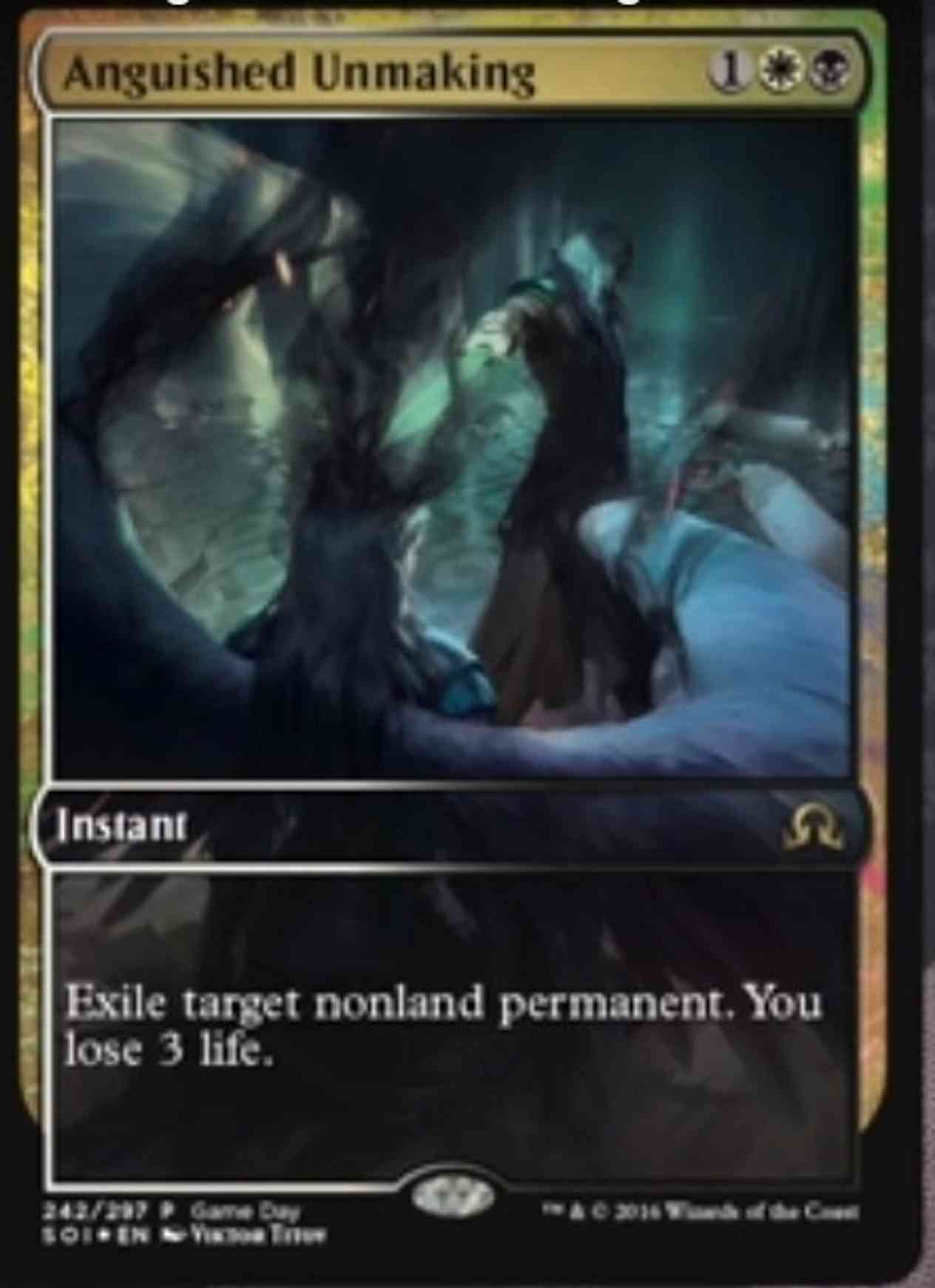 Anguished Unmaking Price from mtg Game Day Promos