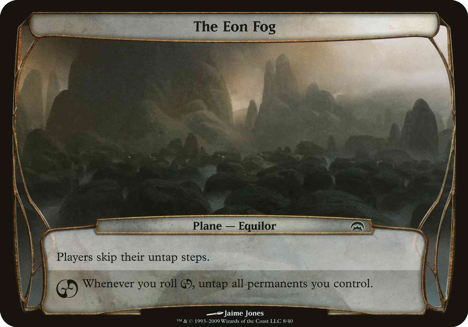 The Eon Fog (Planechase) Price from mtg Oversize Cards
