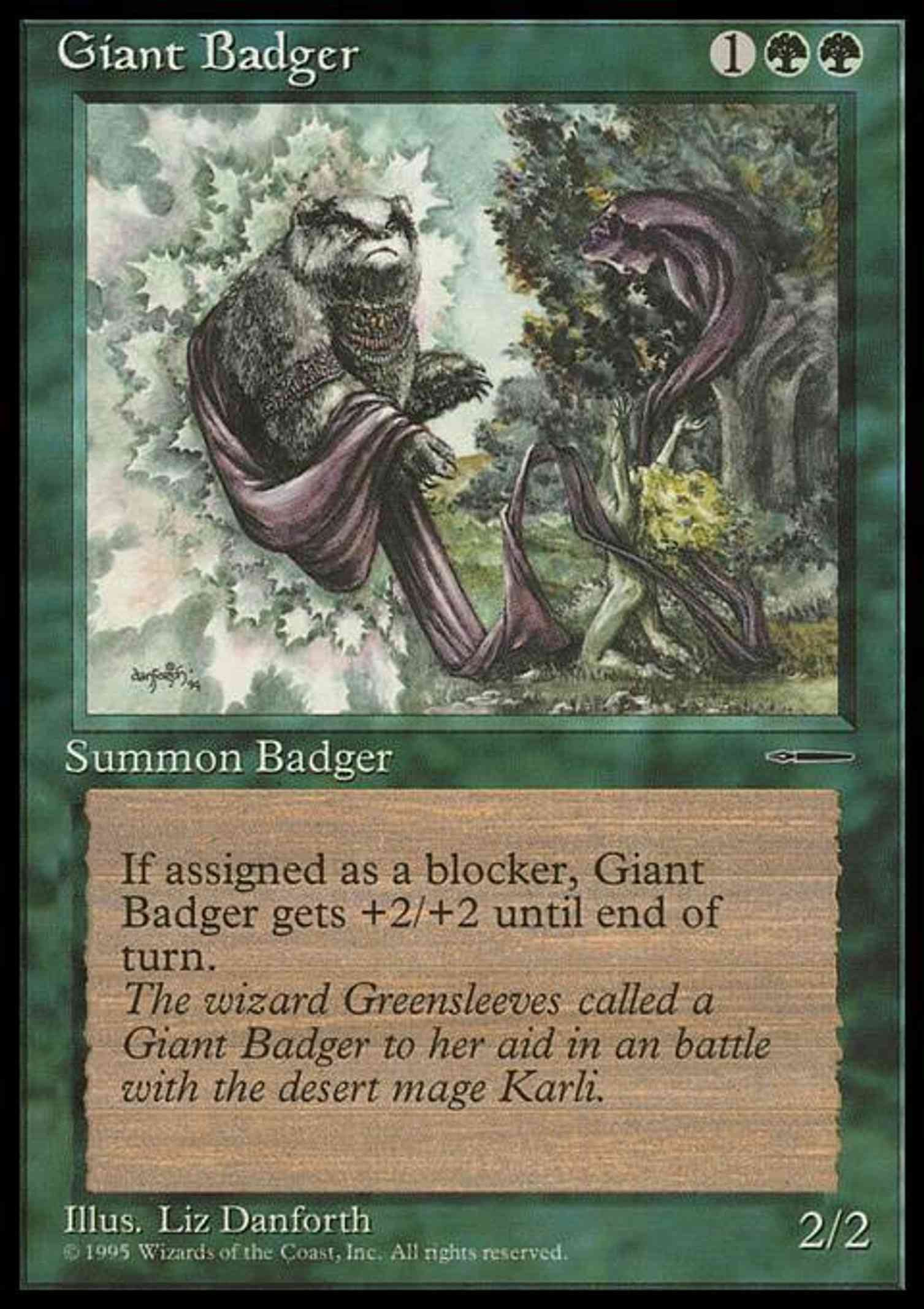 Giant Badger Price Media Promos MTG