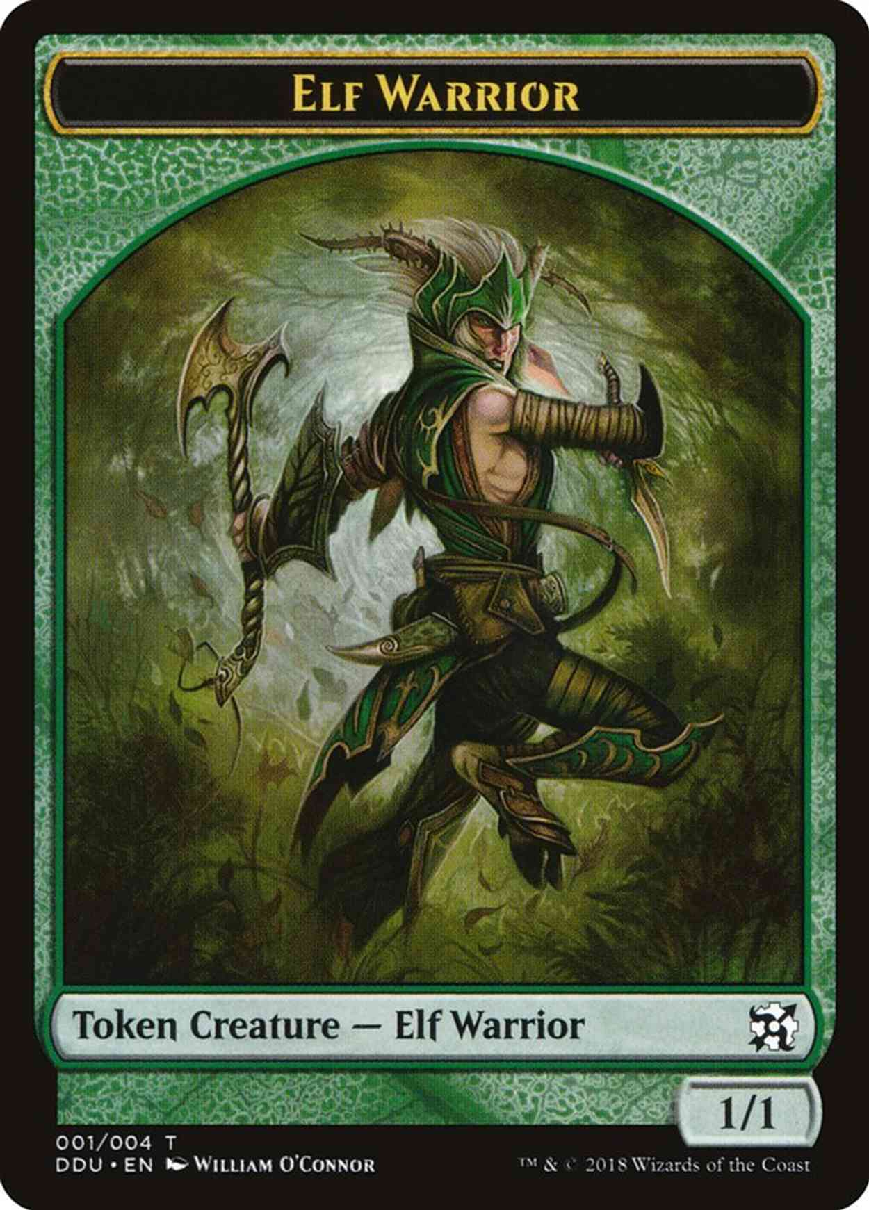 Elf Warrior Token Price from mtg Duel Decks: Elves vs. Inventors