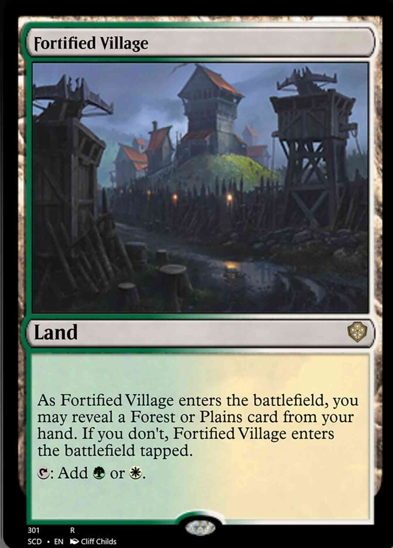 Fortified Village Price from mtg Starter Commander Decks