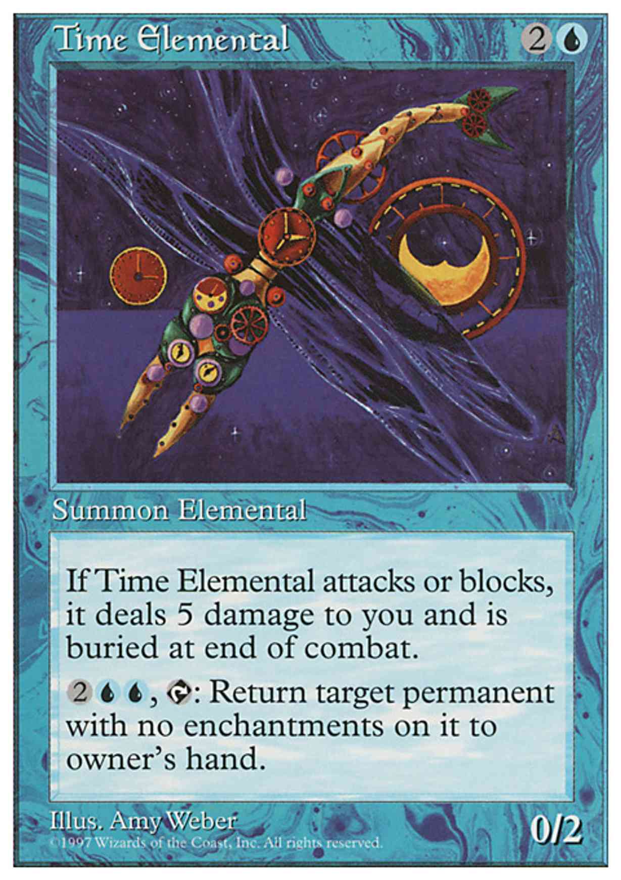 Time Elemental Price from mtg Fifth Edition