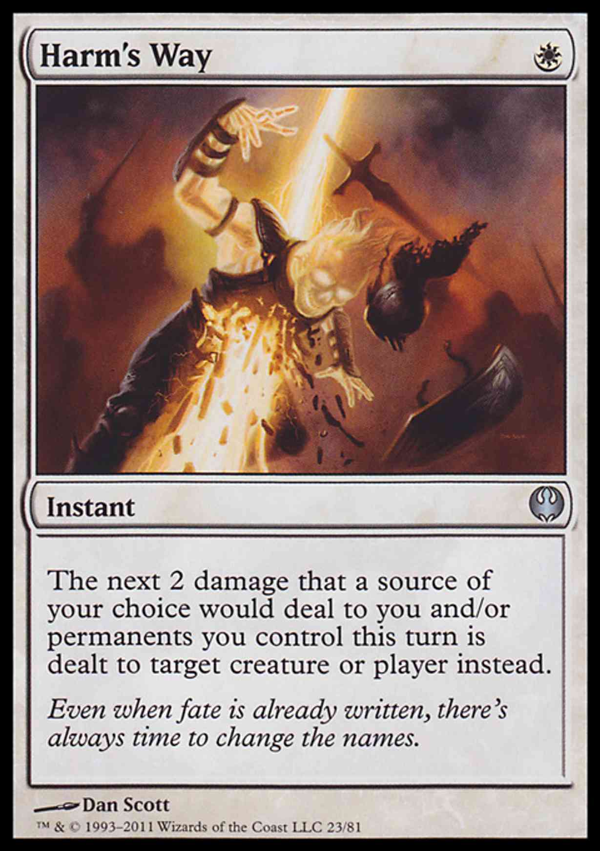 Harm's Way Price from mtg Duel Decks: Knights vs. Dragons