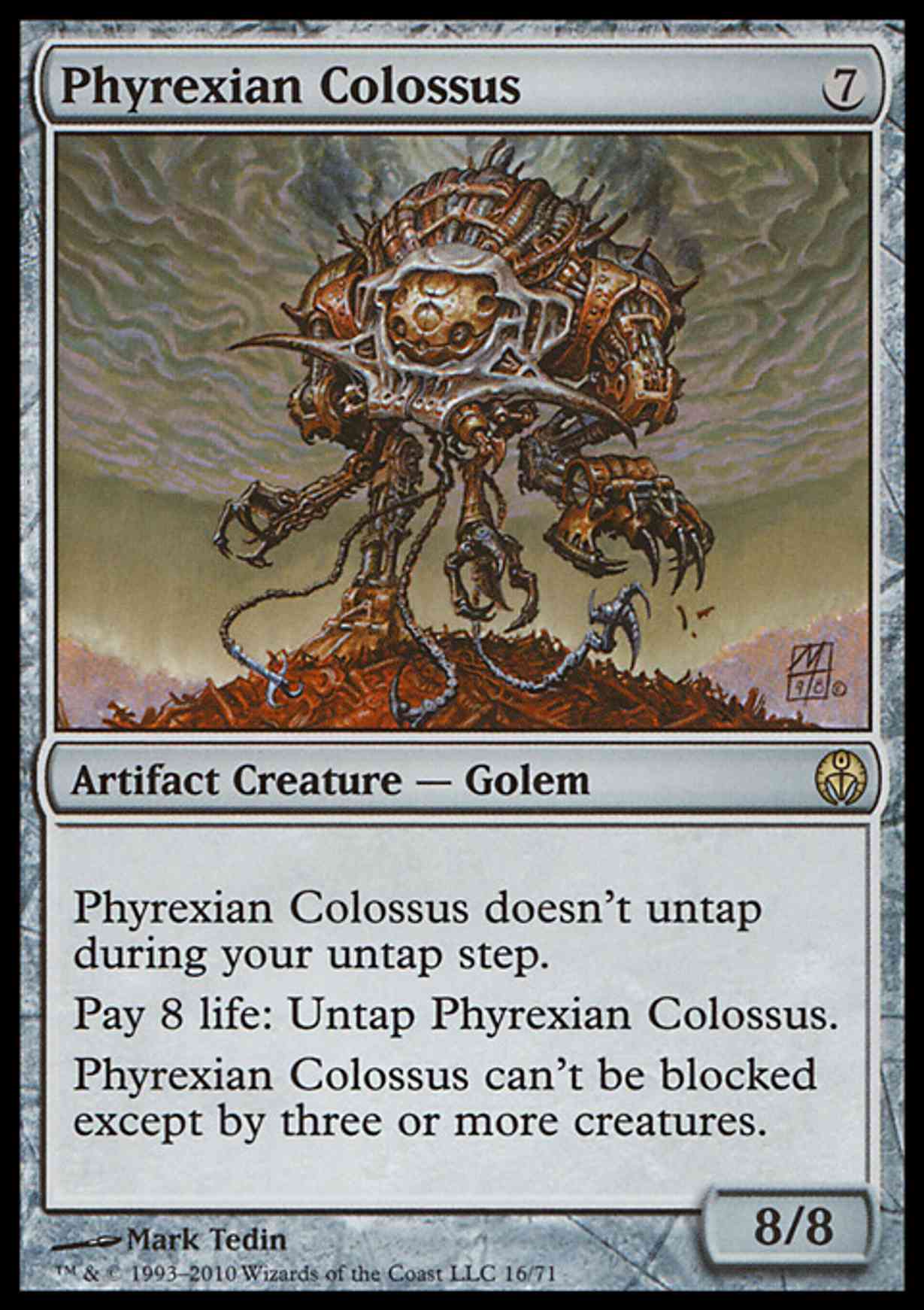 Phyrexian Colossus Price from mtg Duel Decks: Phyrexia vs. the Coalition