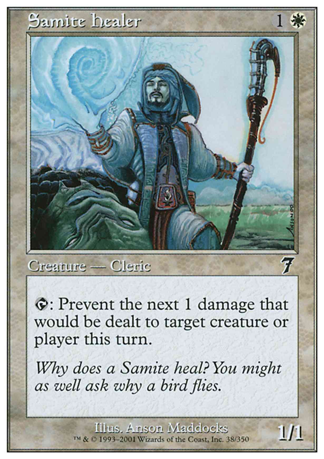 Samite Healer Price from mtg Seventh Edition