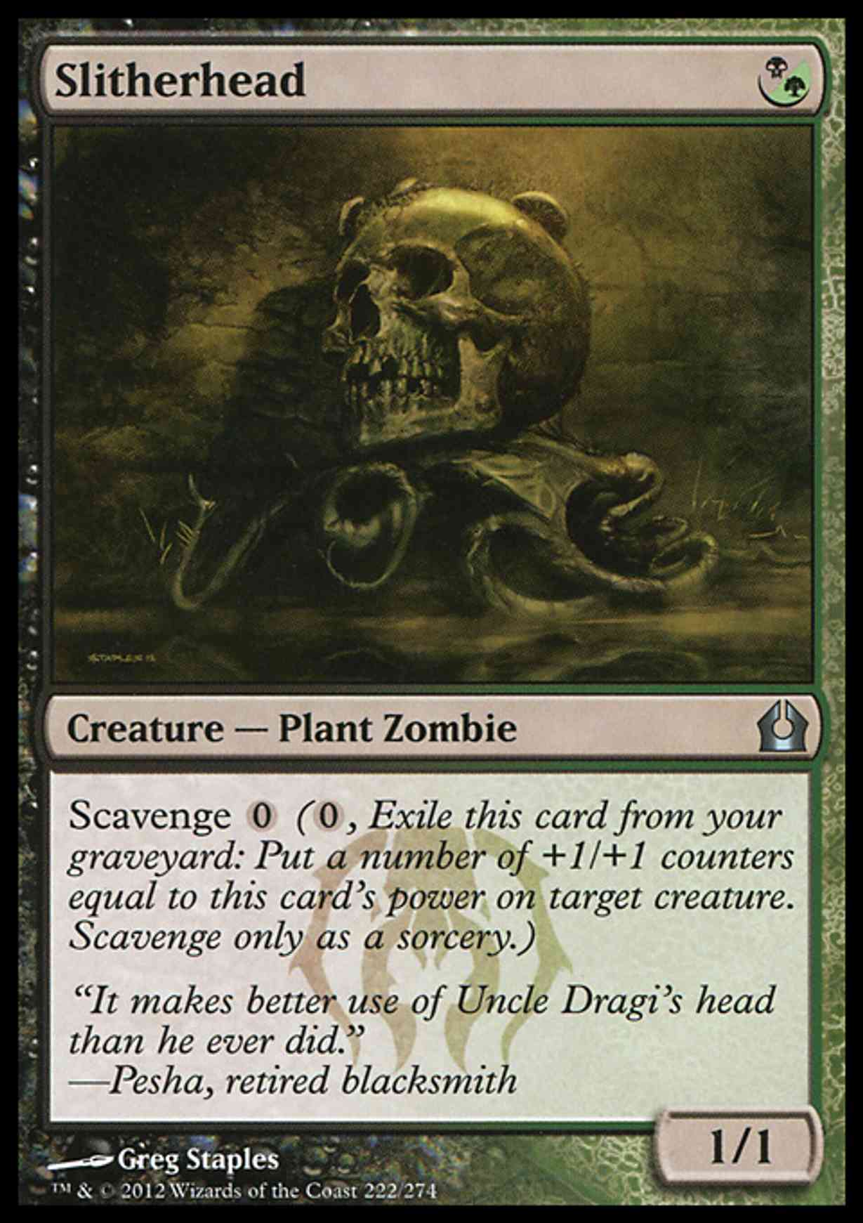Slitherhead Price from mtg Return to Ravnica