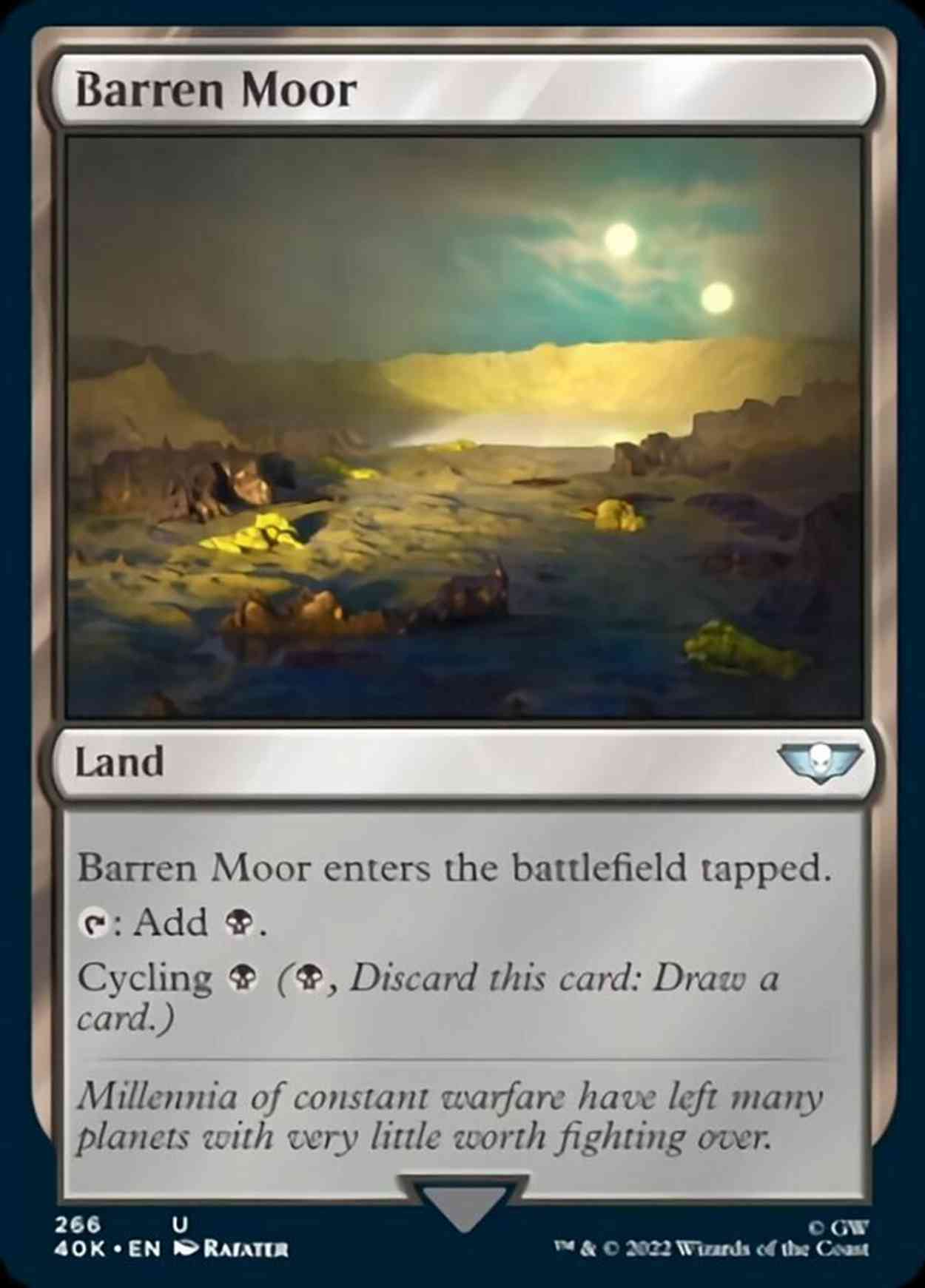 Barren Moor Price from mtg Warhammer 40,000
