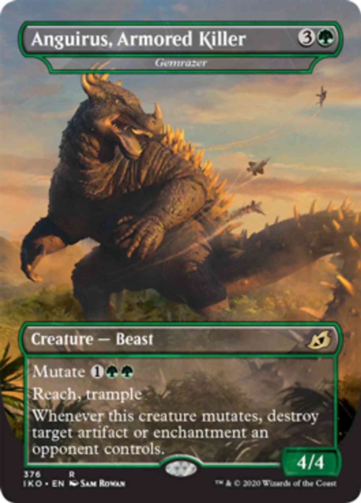 Anguirus, Armored Killer - Gemrazer Price from mtg Ikoria: Lair of ...