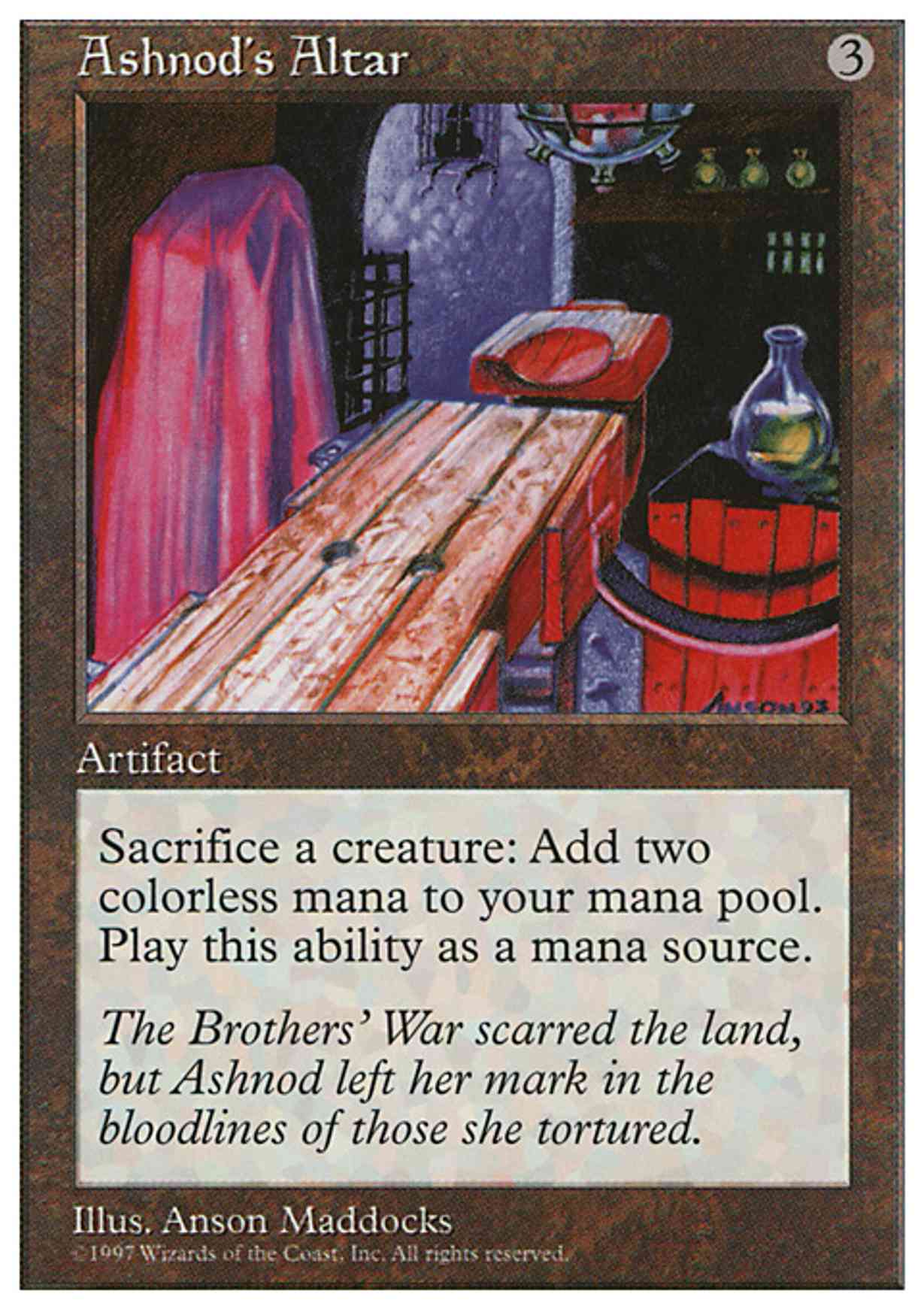 Ashnod's Altar Price from mtg Fifth Edition