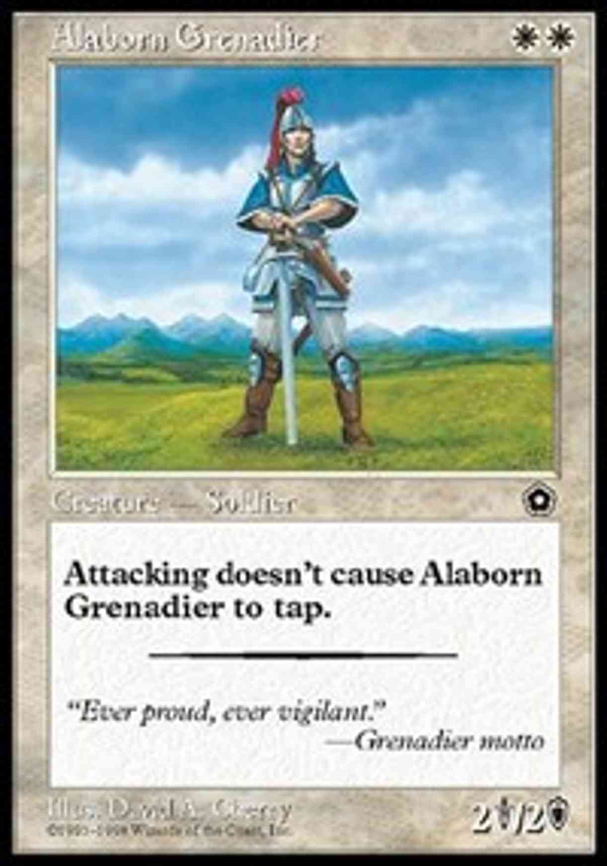 Alaborn Grenadier Price from mtg Portal Second Age