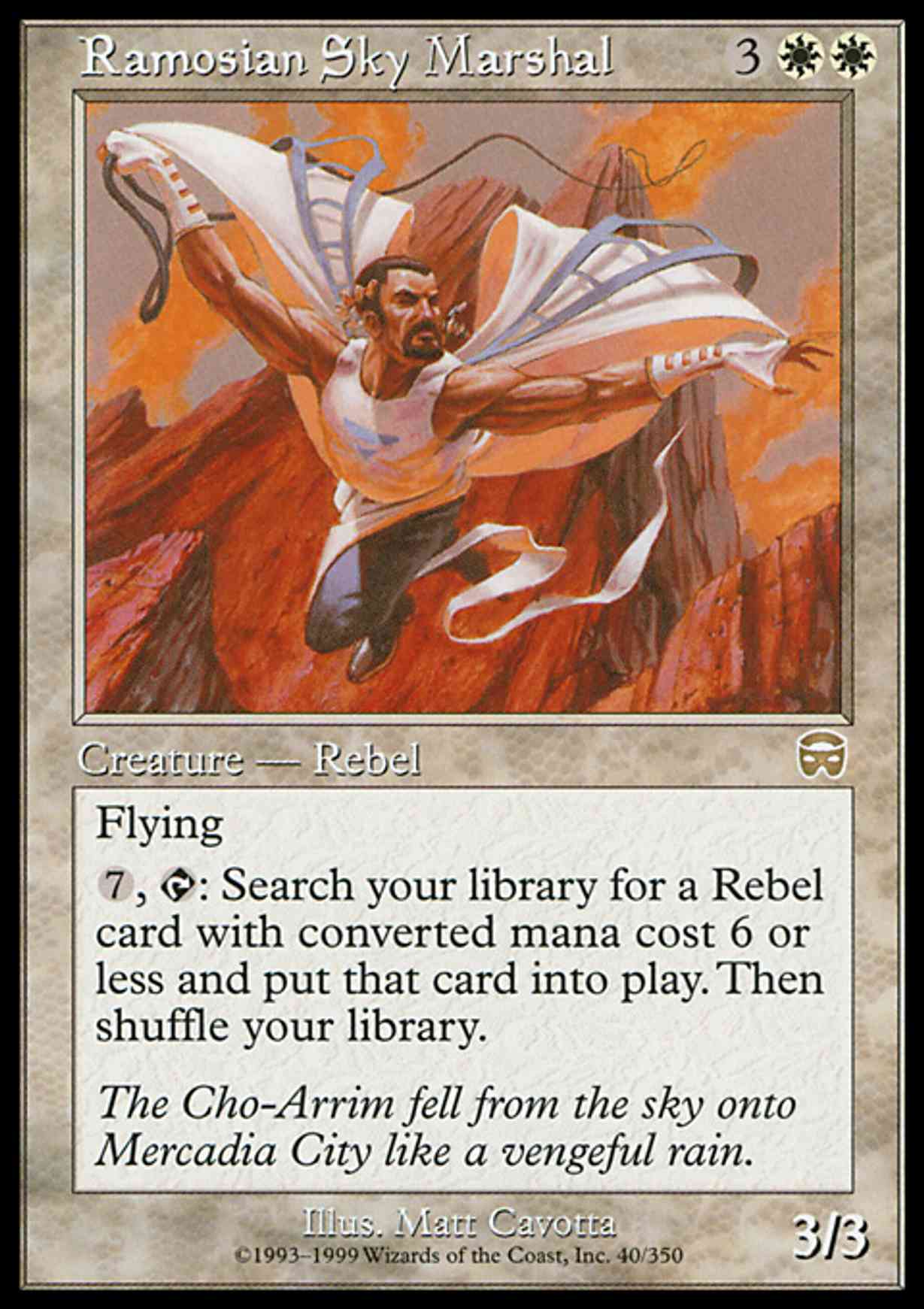 Ramosian Sky Marshal Price from mtg Mercadian Masques
