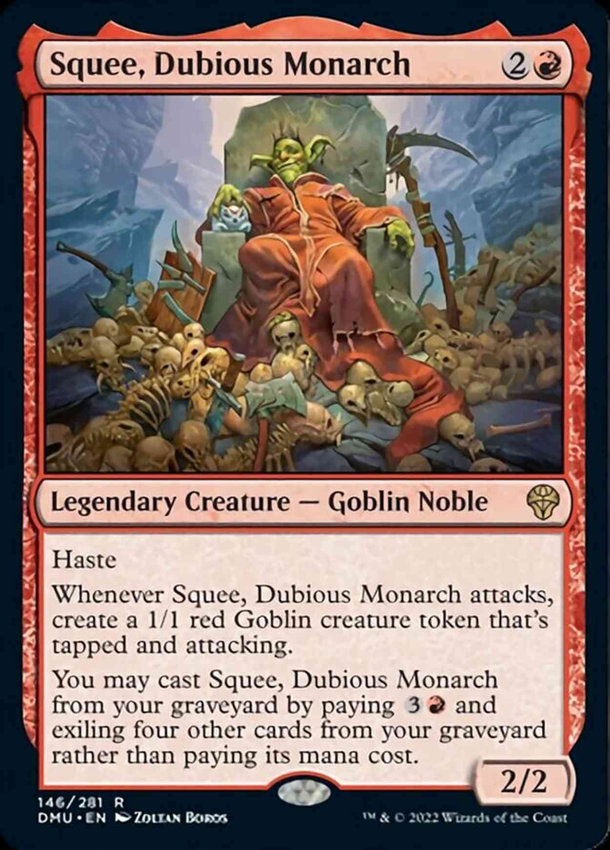 Squee, Dubious Monarch Price from mtg Dominaria United