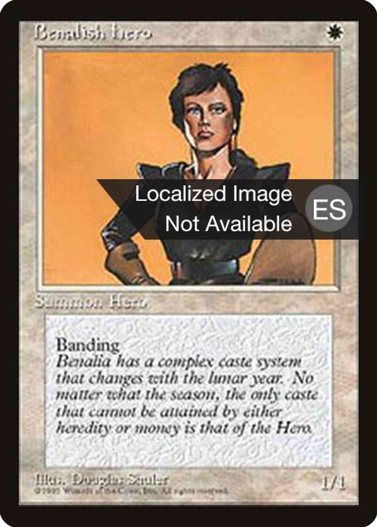 Benalish Hero Price from mtg Fourth Edition (Foreign Black Border)