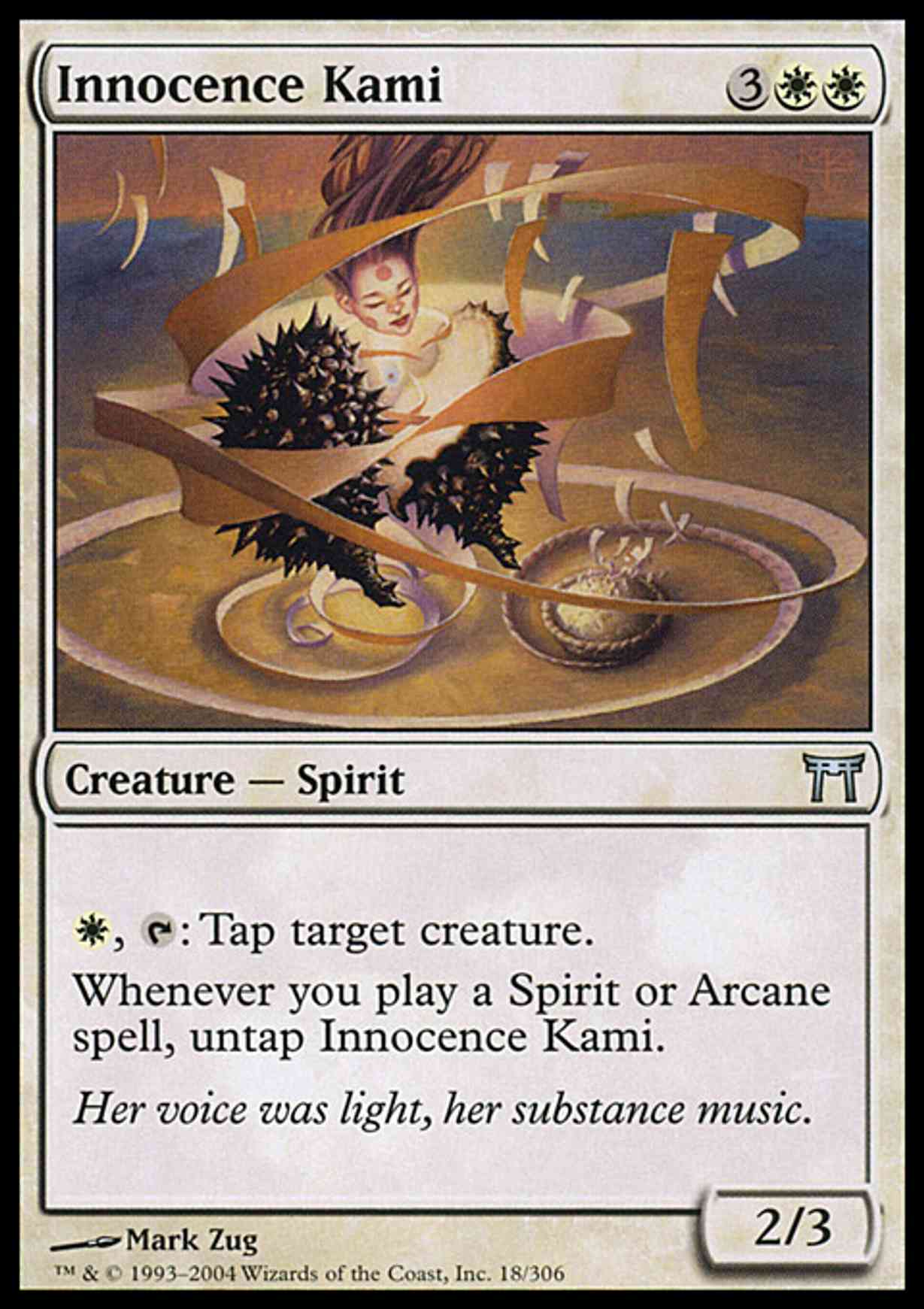 Innocence Kami Price from mtg Champions of Kamigawa