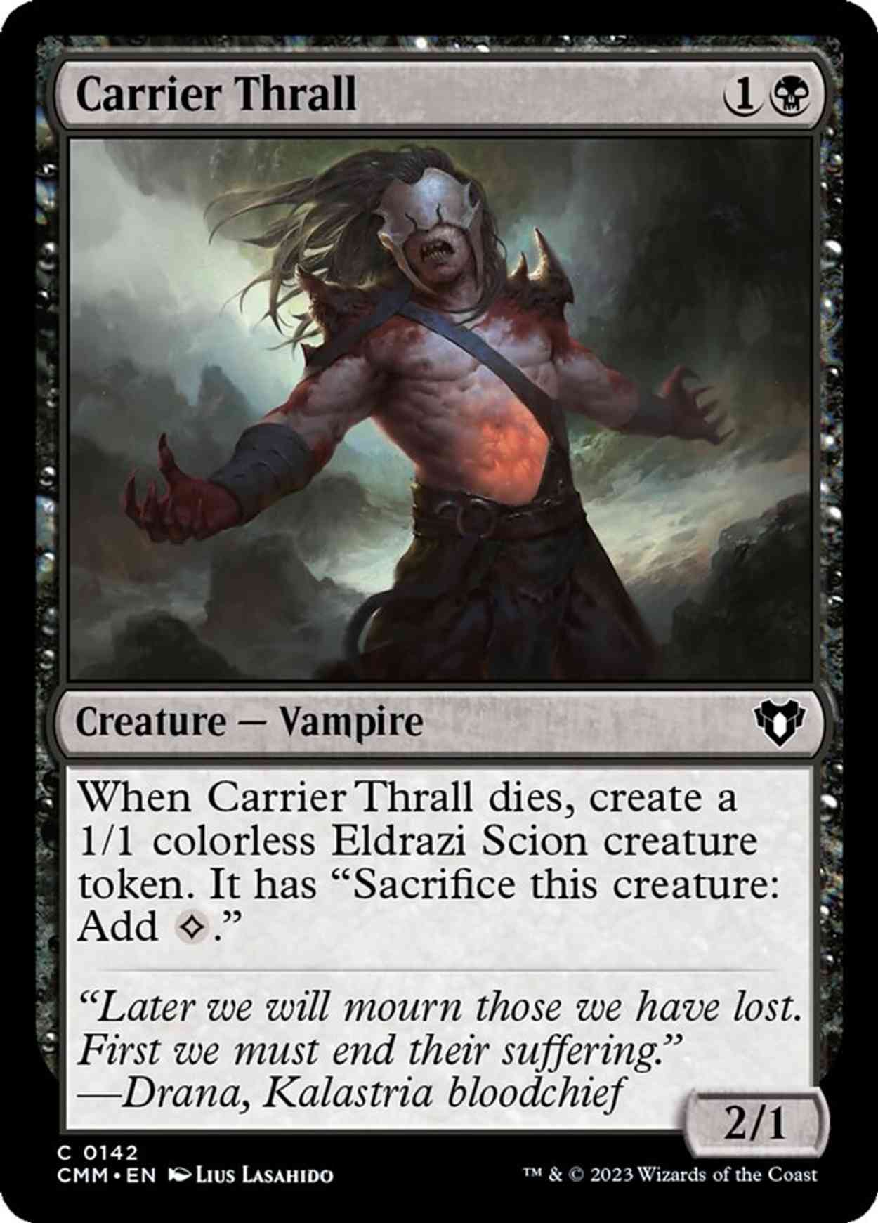 Carrier Thrall Price from mtg Commander Masters