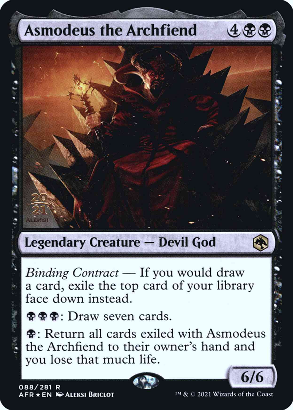 Asmodeus the Archfiend Price from mtg Prerelease Cards