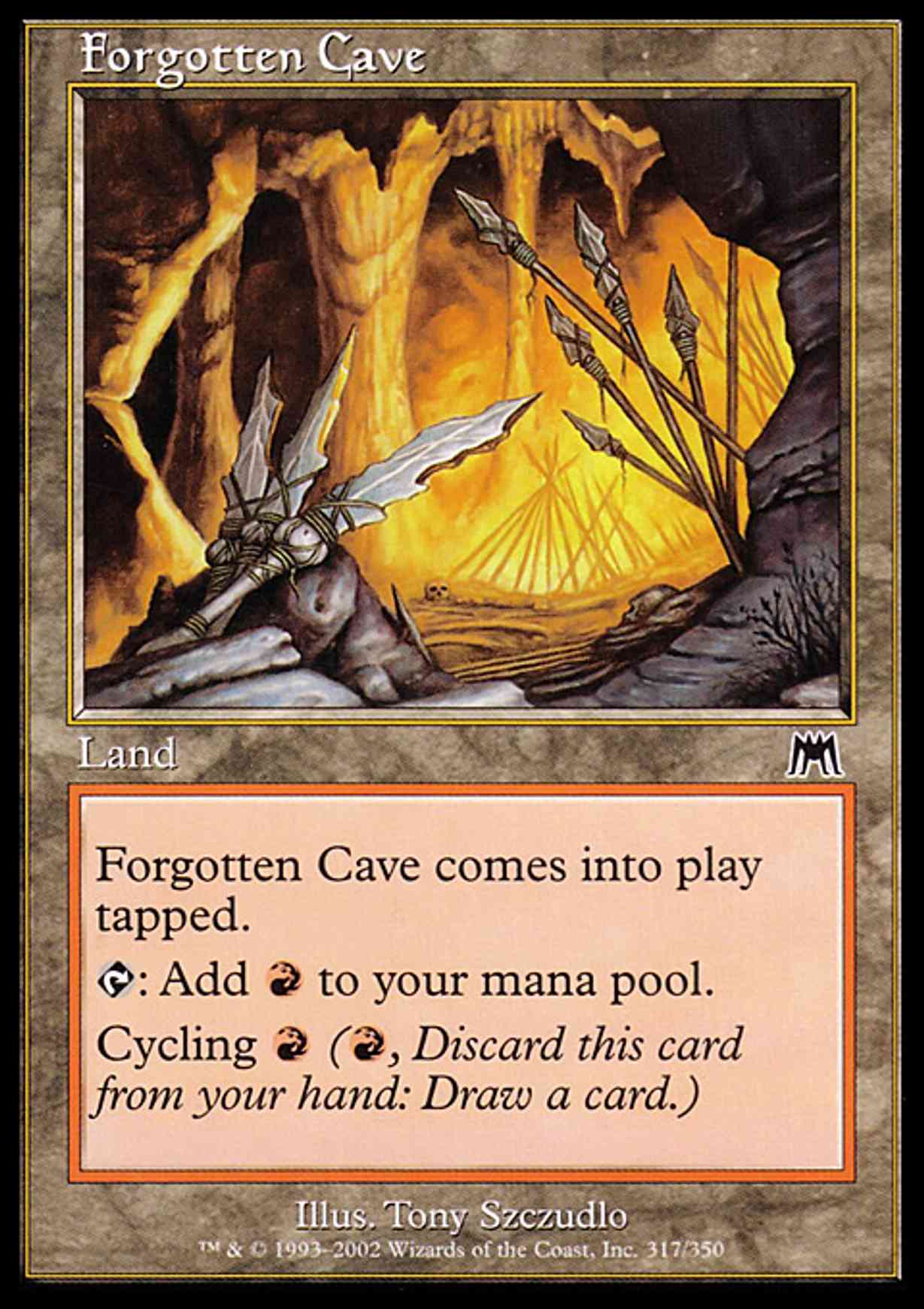 Forgotten Cave Price from mtg Onslaught