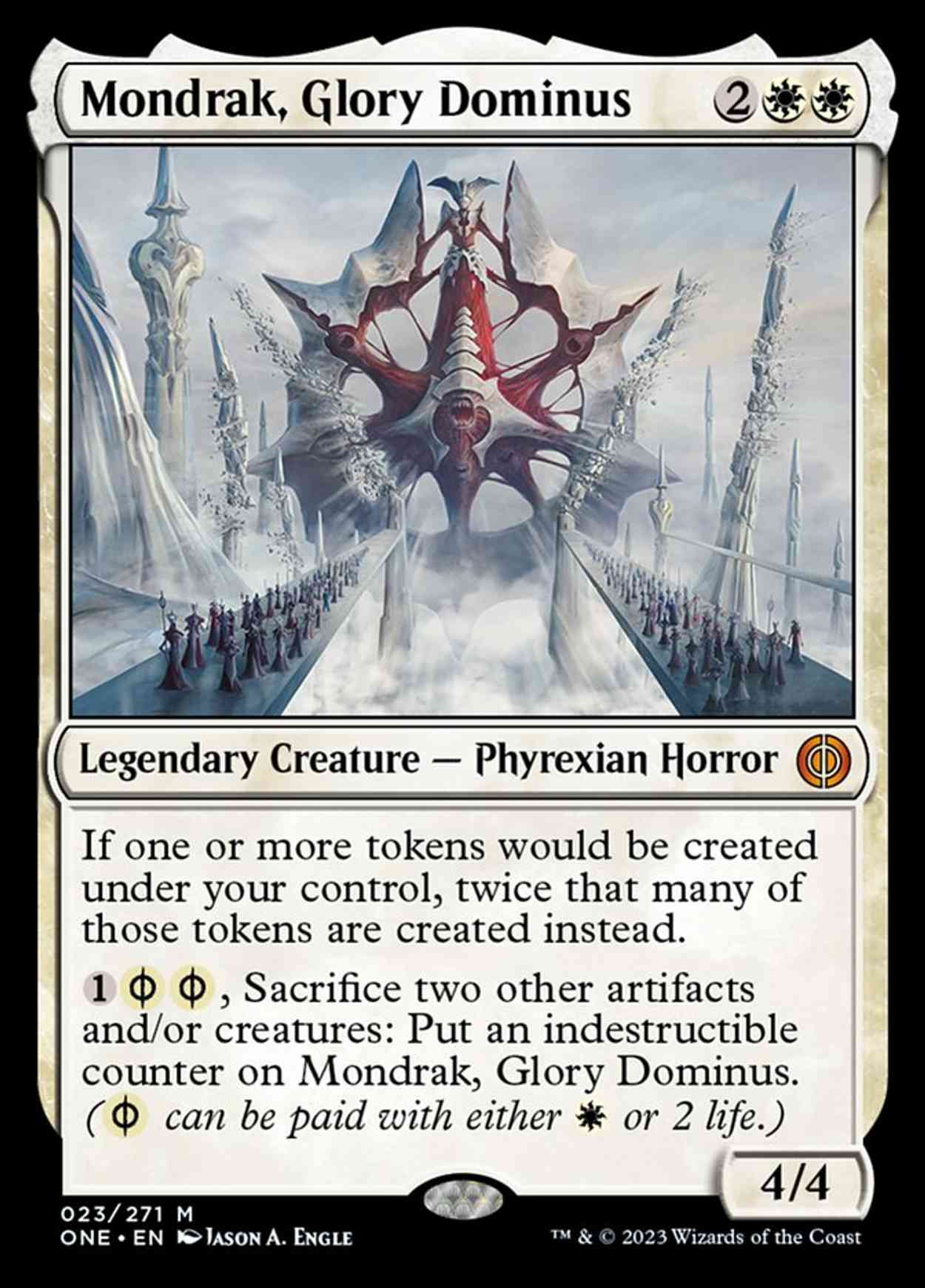 Mondrak, Glory Dominus Price from mtg Phyrexia: All Will Be One