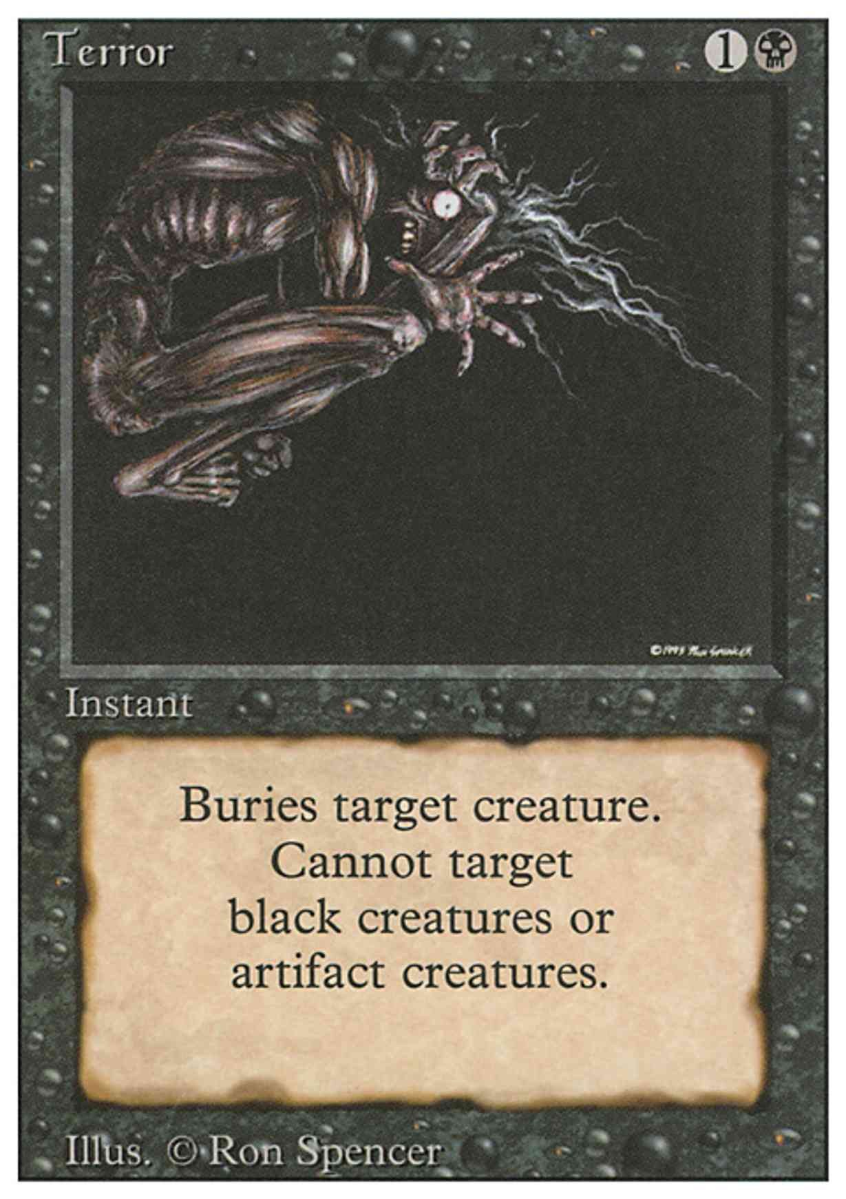 Terror Price from mtg Revised Edition