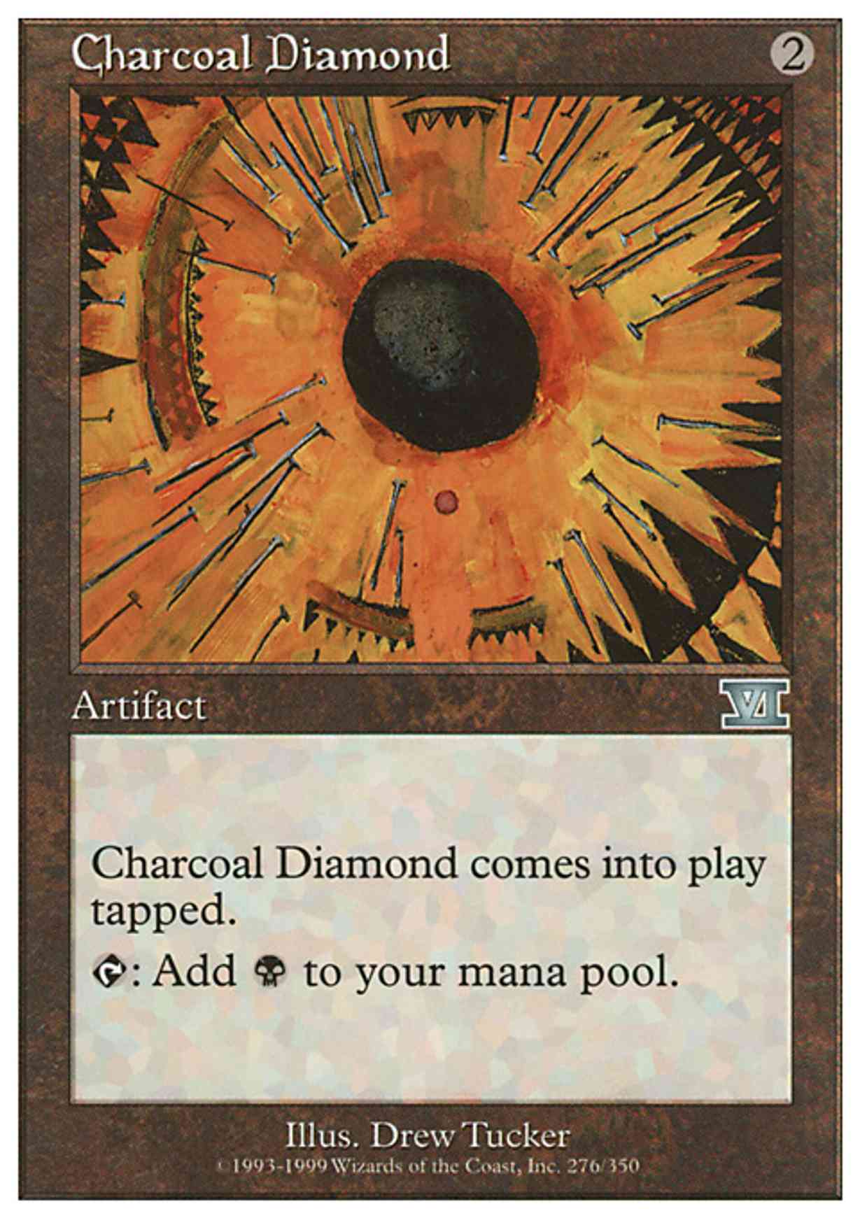 Charcoal Diamond Price from mtg Classic Sixth Edition