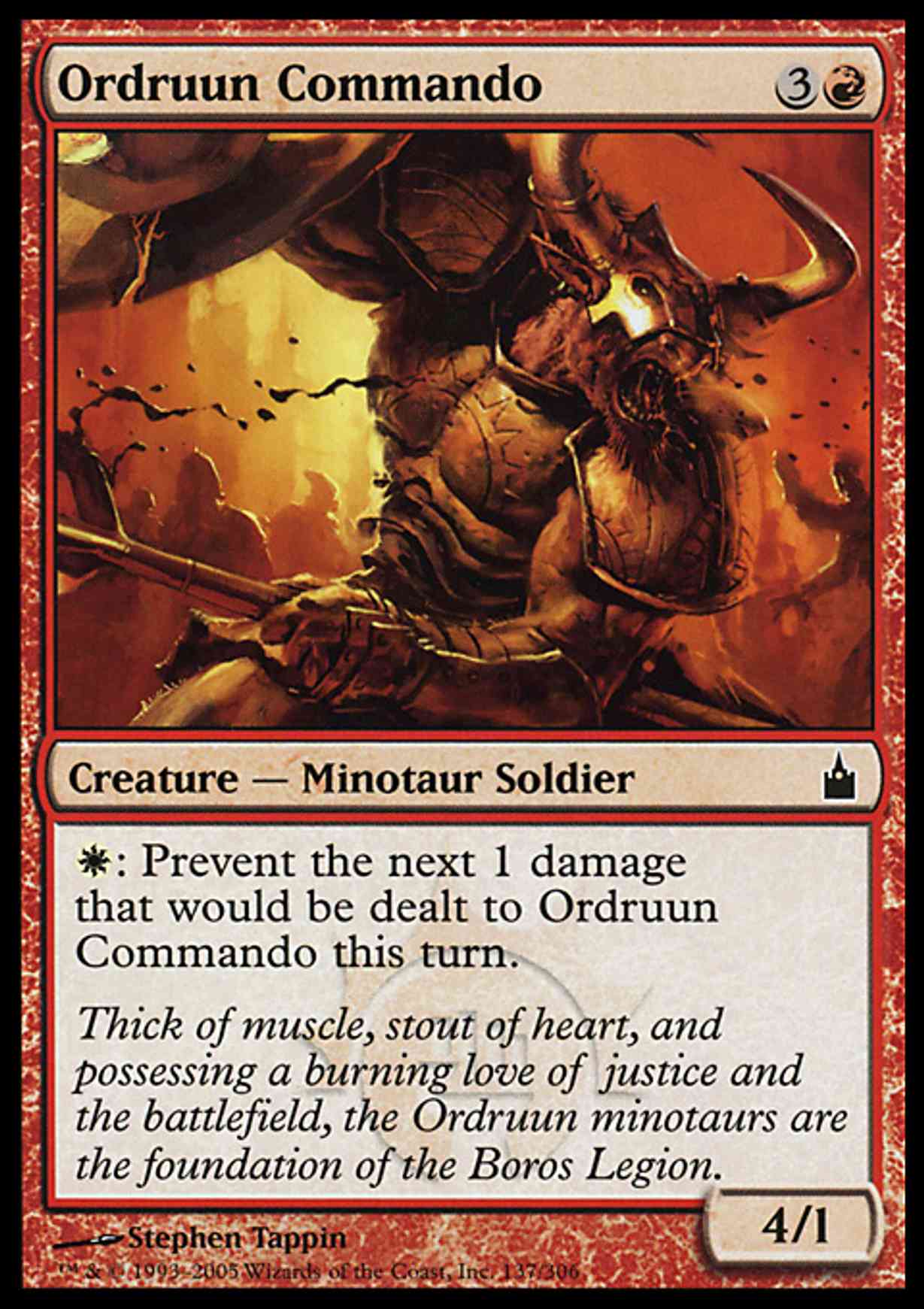 Ordruun Commando Price from mtg Ravnica: City of Guilds